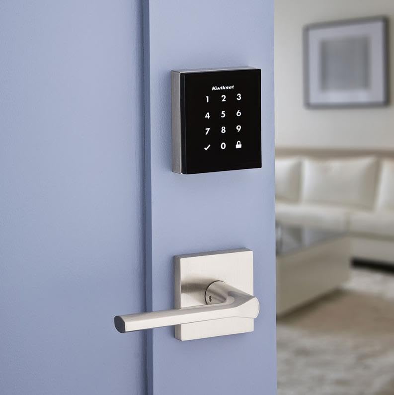 Kwikset 99540-002 Obsidian Keyless Entry Z-Wave Plus Electronic Touchscreen Deadbolt, Venetian Bronze