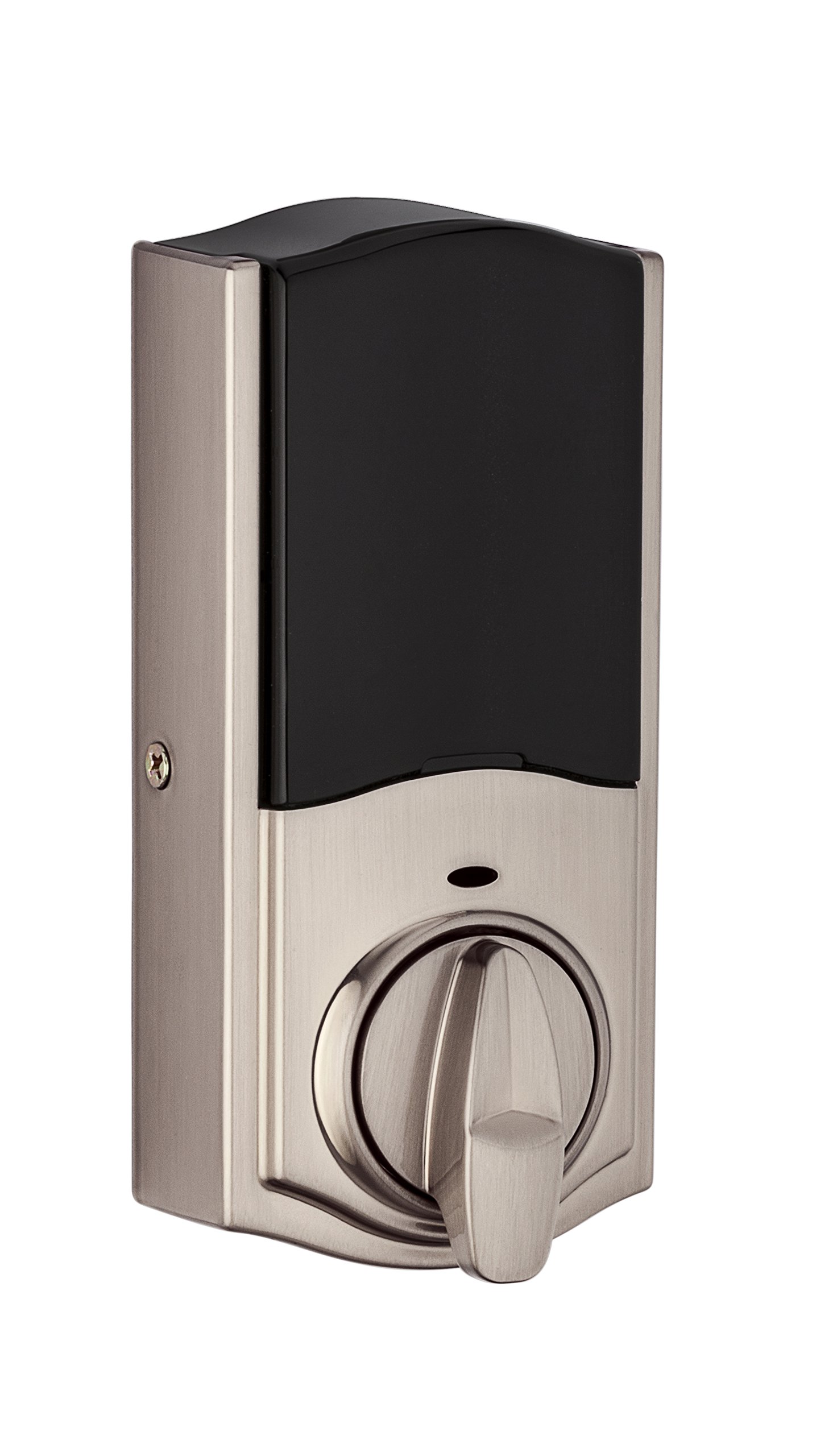 Kwikset 98880-004 SmartCode 888 Smart Lock Touchpad Electronic Deadbolt Door Lock with Z-Wave Plus Featuring SmartKey Security in Satin Nickel