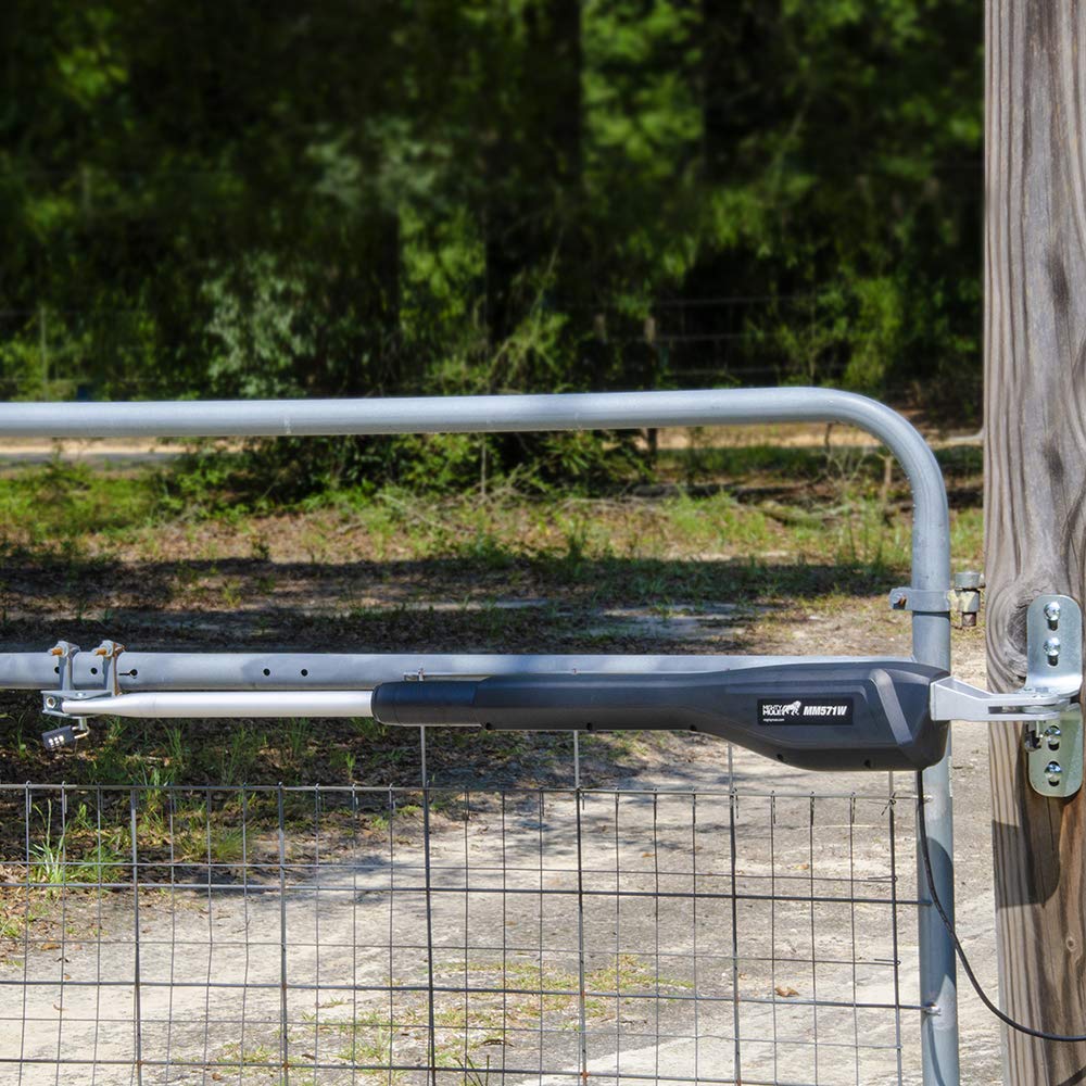 Mighty Mule MM571W Heavy Duty Smart Gate Opener, Single, Black