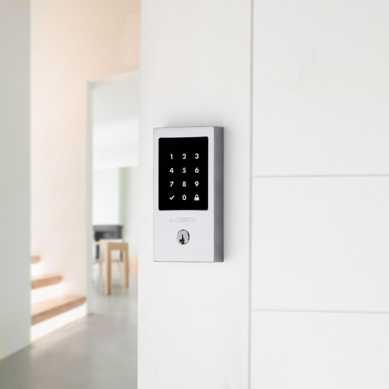 Baldwin 8225190ZW Baldwin 8225.ZW Touchscreen Minneapolis Z-Wave Deadbolt