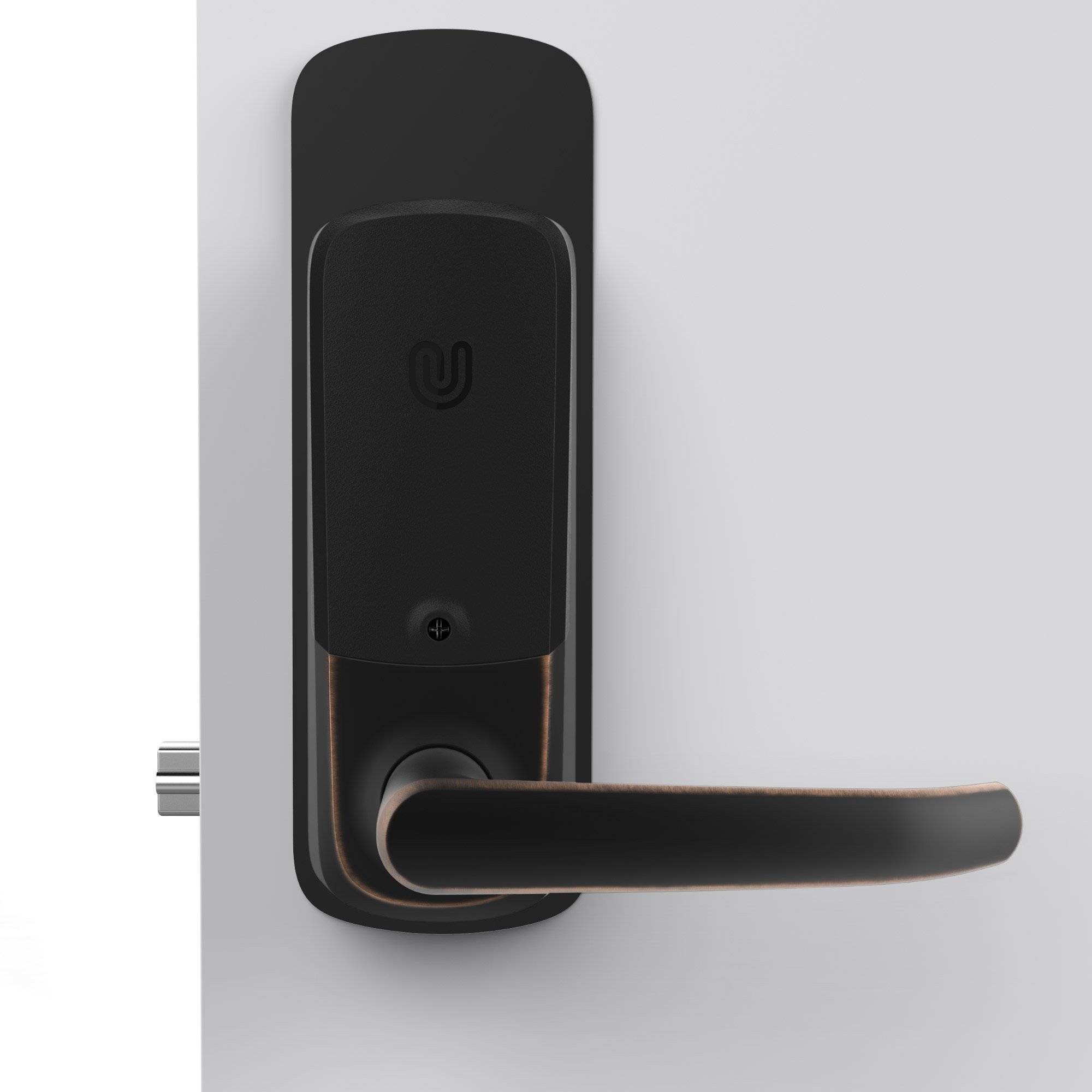 ULTRALOQ UL3 BT (2nd Gen) Smart Lock + Bridge WiFi Adaptor, 5-in-1 Keyless Entry Door Lock with WiFi, Bluetooth, Biometric Fingerprint and Touch Keypad, Smart Door Lock Latch Edition (Satin Nickel)