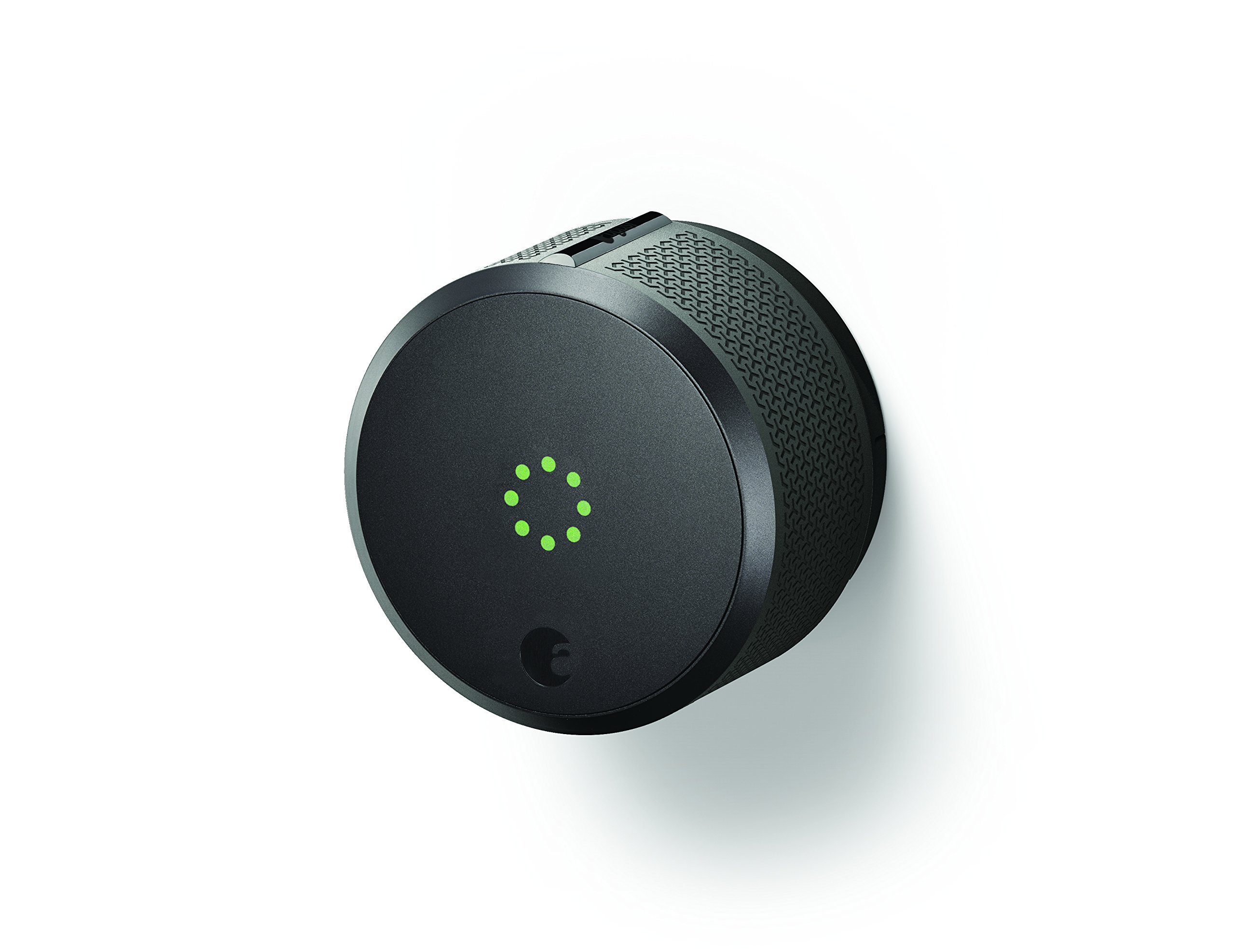 August AUG-SL-CON-S03 Silver Smart Lock Pro, 3rd Generation-Dark Gray, Apple Home Kit Compatible and Z-Wave Plus Enabled