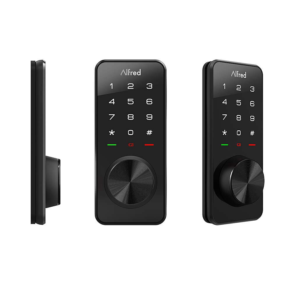 Alfred Touchscreen Keypad Pin + Bluetooth + Key Entry (DB1-A-BL) Smart Door Lock