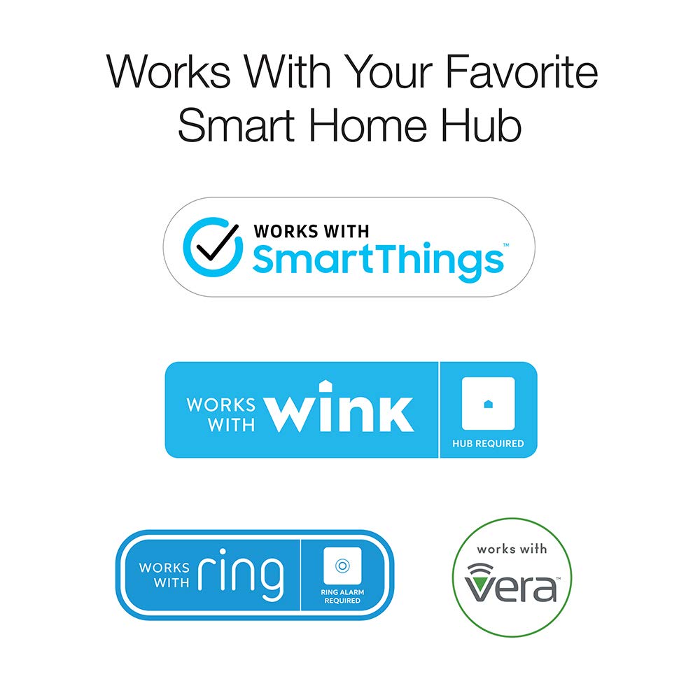 Yale Assure Lever - Z-Wave Smart Door Lever for Keyless Access (for doors with no deadbolt) - Works with Ring Alarm, Samsung SmartThings and More - Bronze