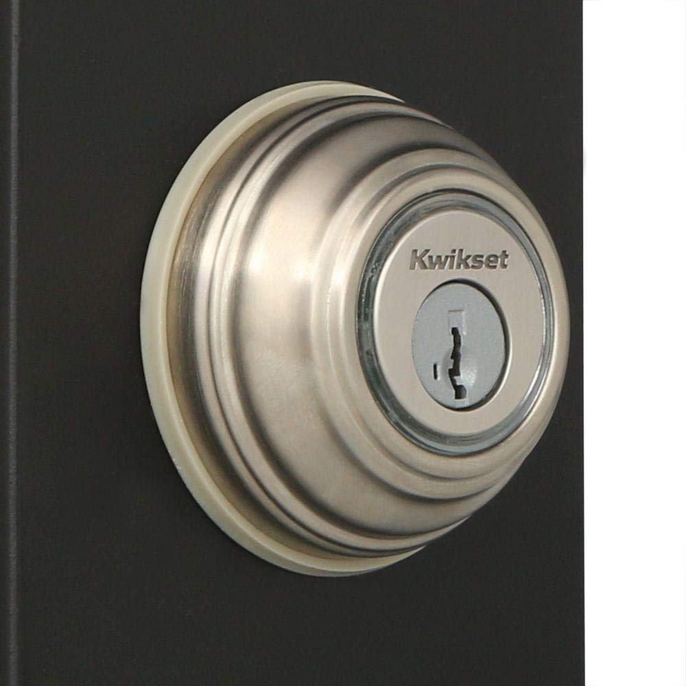 Single Cylinder Deadbolt Finish: Satin Nickel
