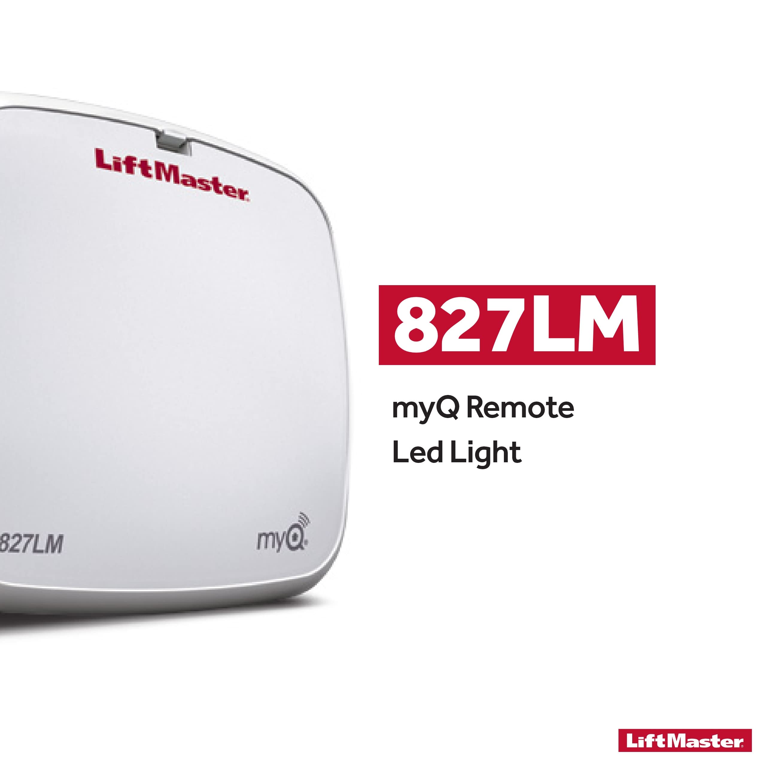 LiftMaster 827LM Ceiling or Wall Mounted MyQ Remote 1500 Lumens LED Garage Light with Timer-to-Close