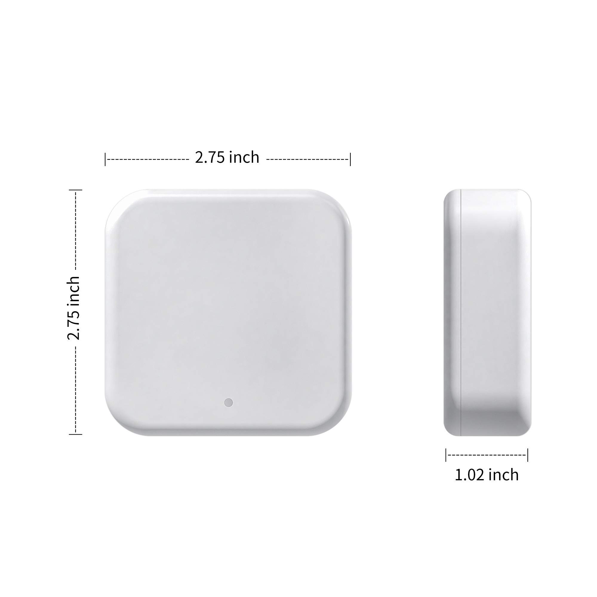 YRHAND Smart Lock WiFi Gateway Smart Hub WiFi Hub TT Lock App Gateway Smart Goor Lock with Remote Control Smart hubs Compatible with Alexa Google Home,WiFi Bridge for Door Locks