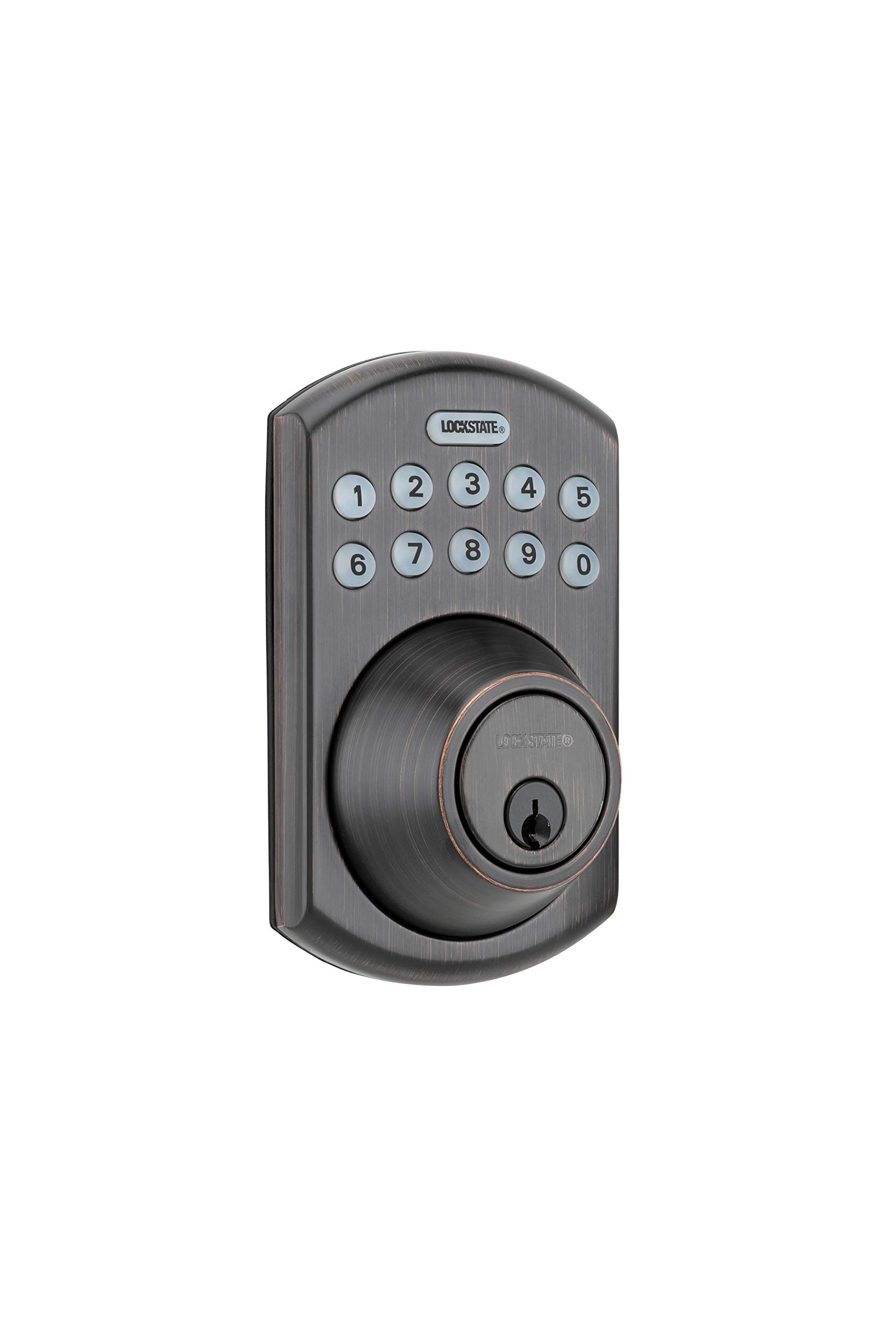 LockState OE-550DB-683 Residential WiFi Deadbolt in Tuscany Bronze