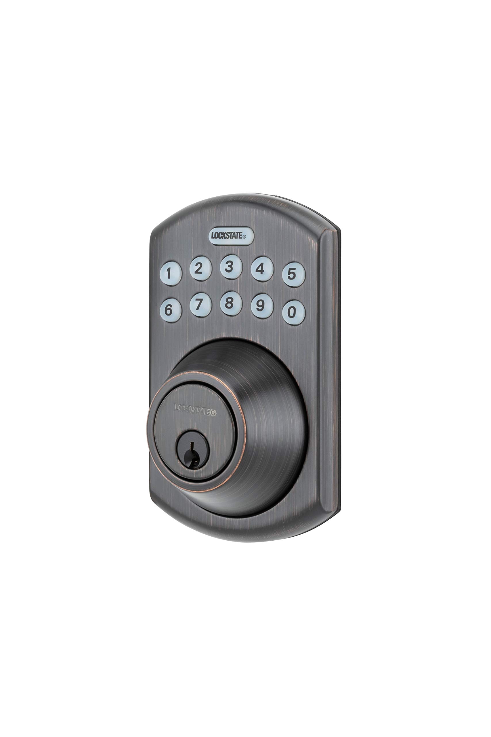 LockState OE-550DB-683 Residential WiFi Deadbolt in Tuscany Bronze