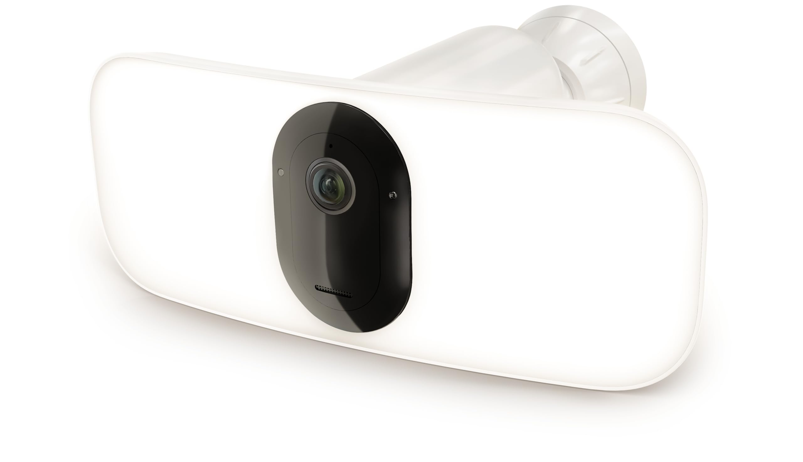 Arlo Pro 3 Floodlight Camera - Wireless Security, 2K Video & HDR, Color Night Vision, 2 Way Audio, Wire-Free, Direct to WiFi No Hub Needed, 160° View, Works with Alexa, White - FB1001