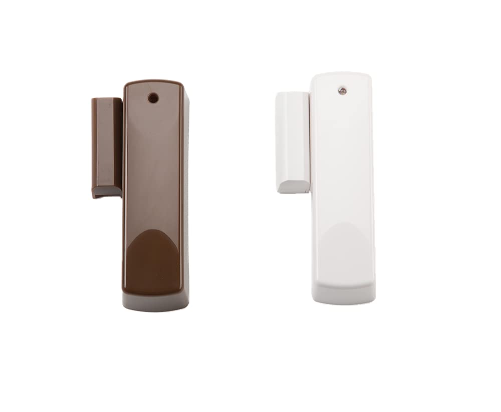 Z-wave Plus Rare Earth Magnets Door & Window Sensor, White & Brown (DWZWAVE2.5-ECO)