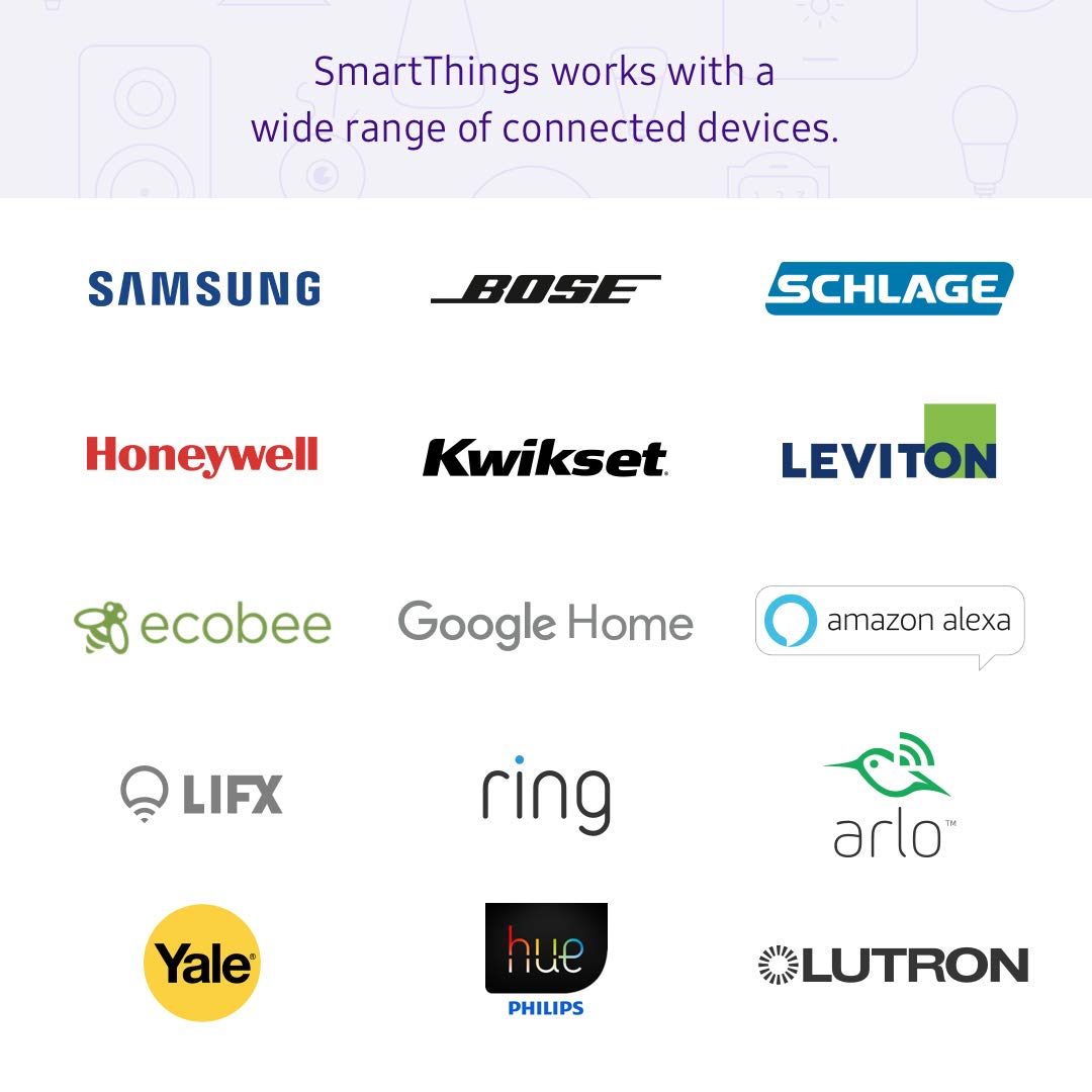 Samsung SmartThings GP-U999SJVLBAA Magnetic Motion Sensor, White, 1 Count (Pack of 1)