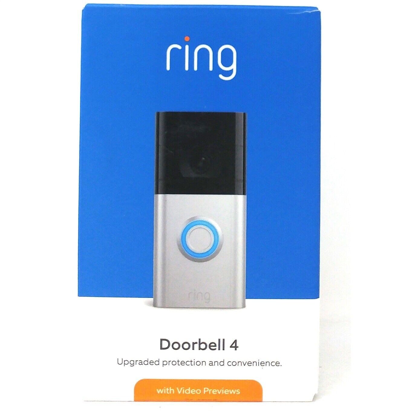 Ring Video Doorbell 4 – improved 4-second color video previews plus easy installation, and enhanced wifi – 2021 release