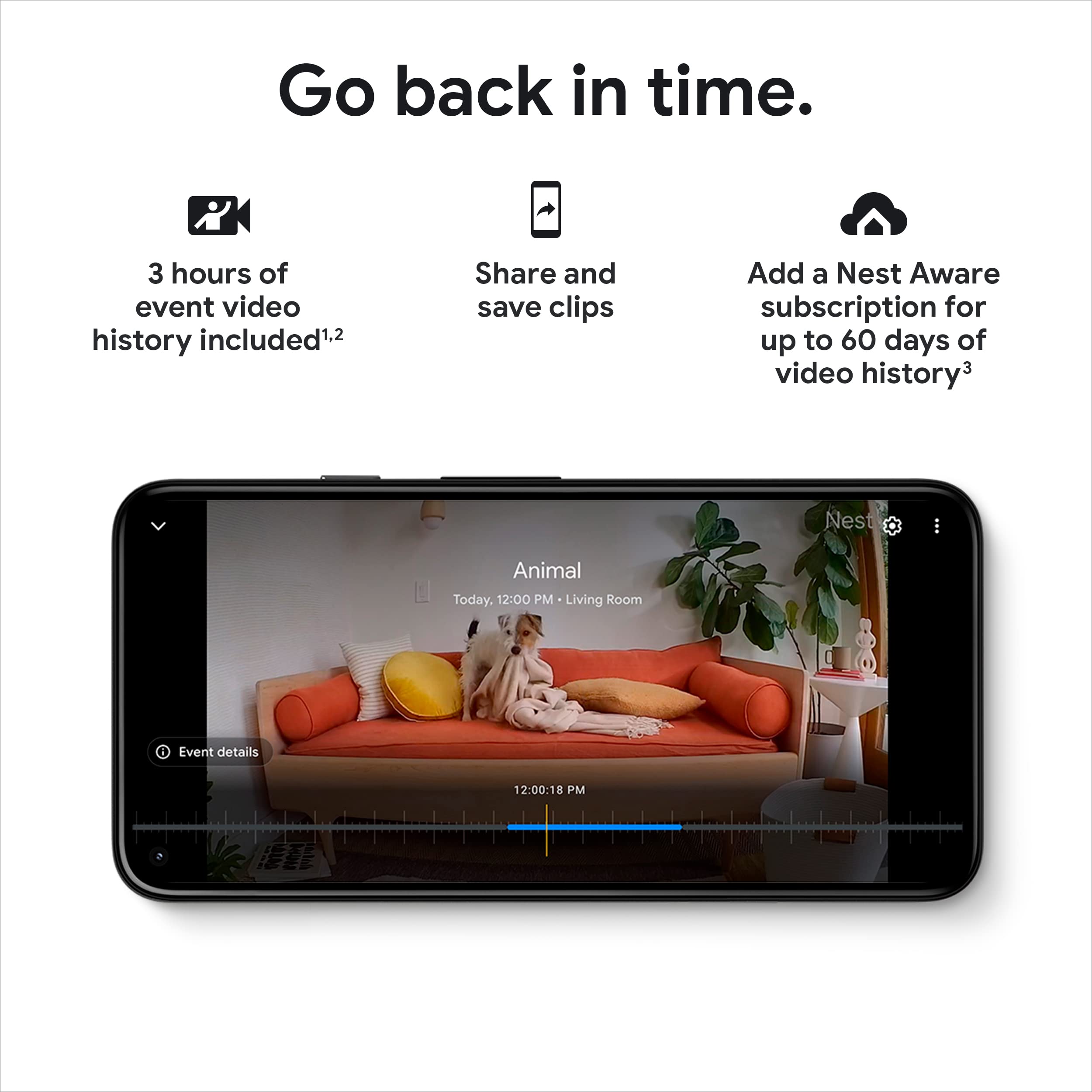 Google Nest Security Cam (Wired) - 2nd Generation - Fog