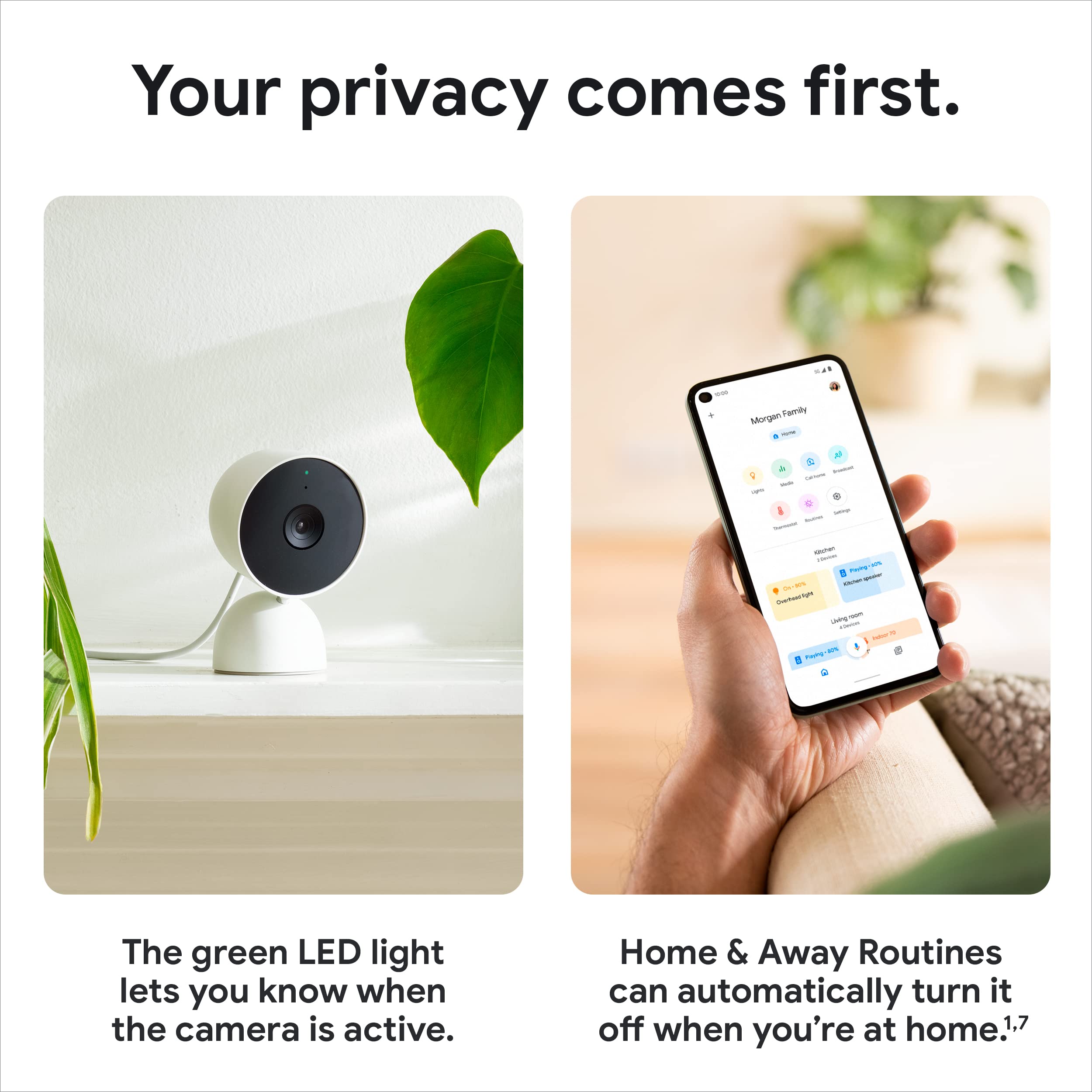 Google Nest Security Cam (Wired) - 2nd Generation - Fog