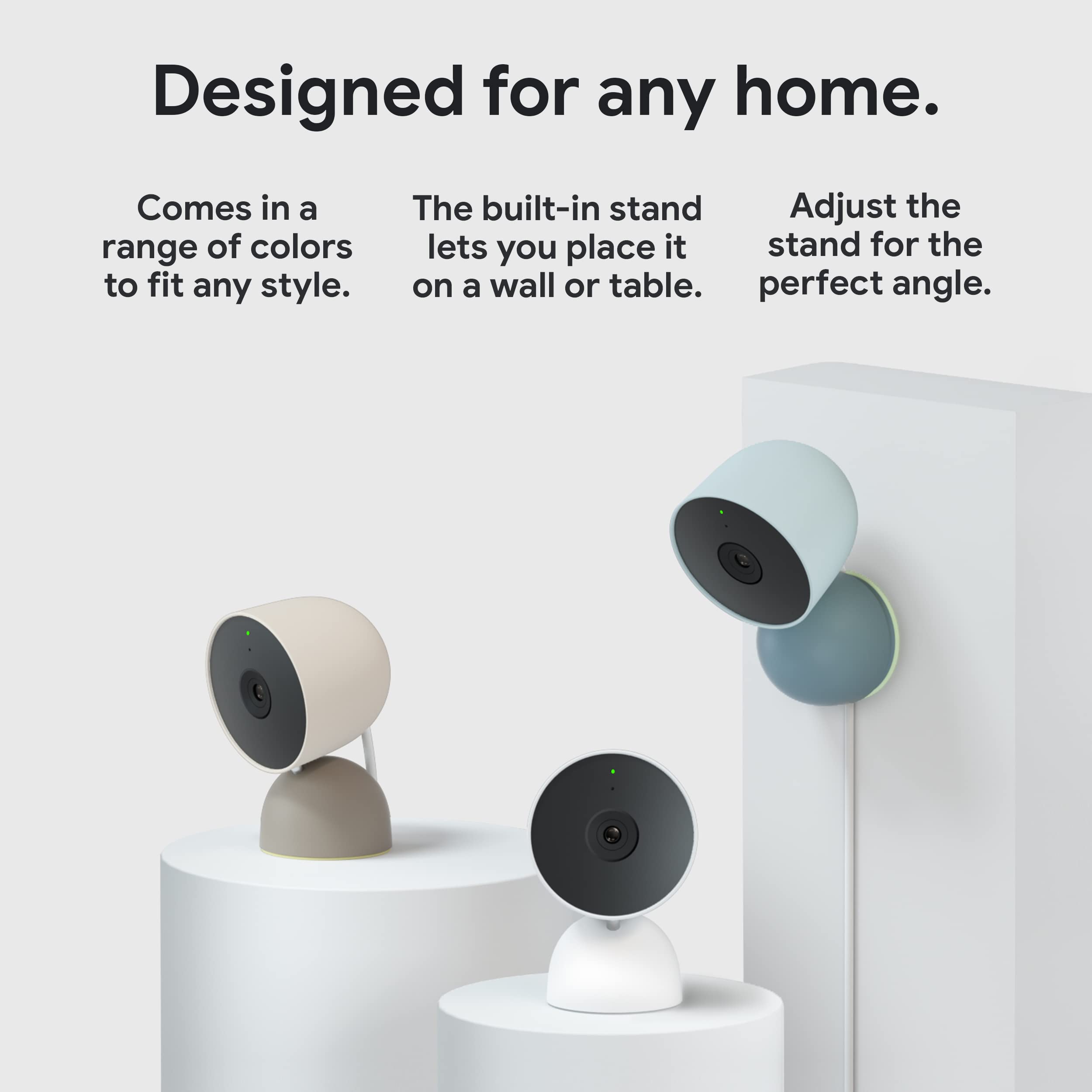 Google Nest Security Cam (Wired) - 2nd Generation - Fog