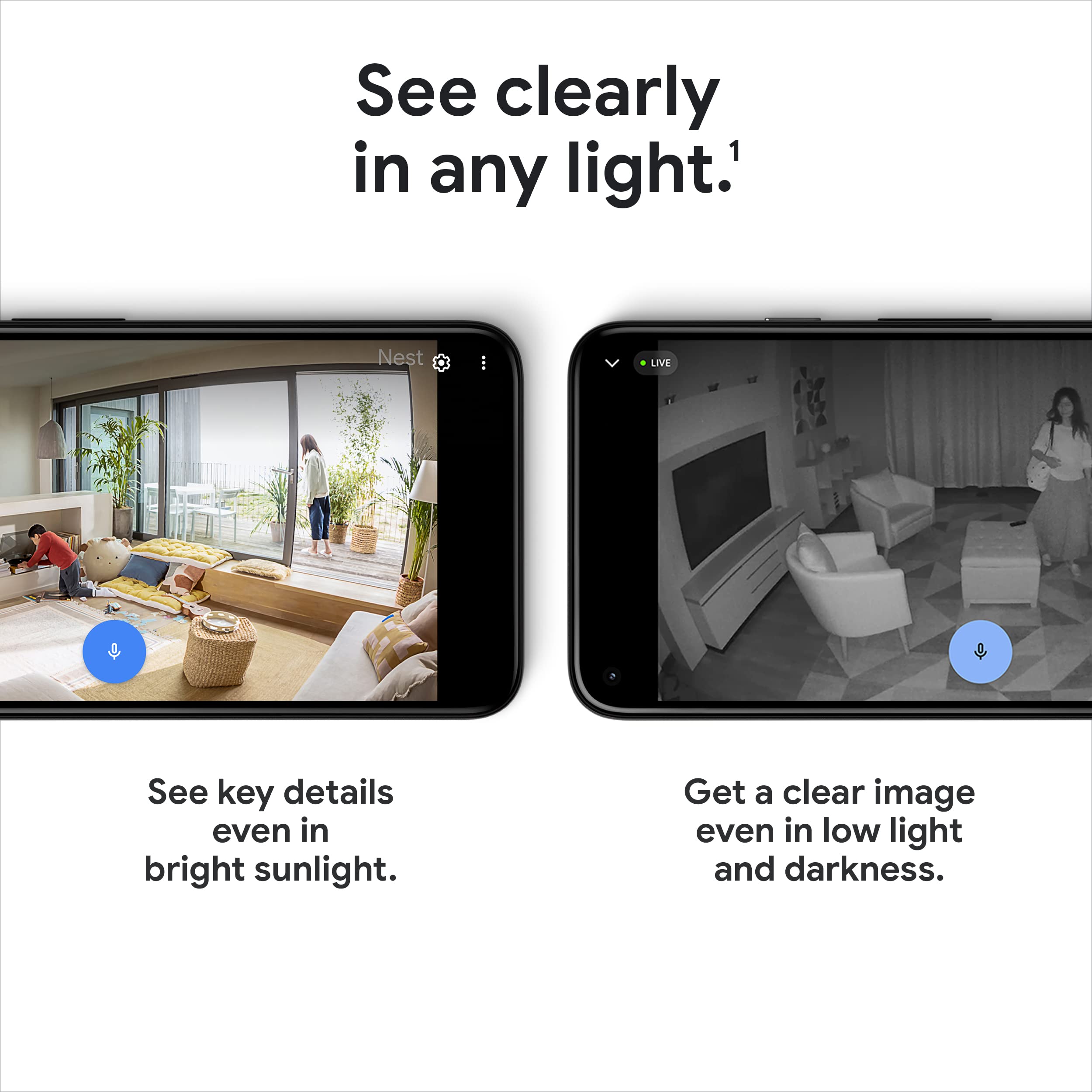 Google Nest Security Cam (Wired) - 2nd Generation - Fog
