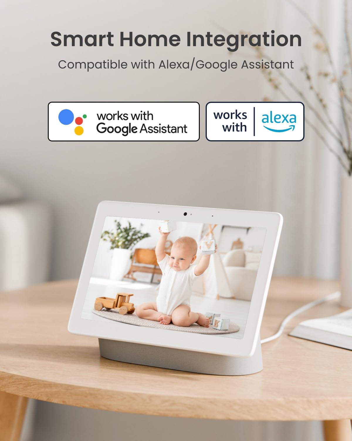 REOLINK E1 Pro 4MP HD Plug-in Home Security Indoor Camera with 2.4/5 GHz Wi-Fi, Auto Tracking, Smart Person/Pet Detection, Multiple Storage Options, Ideal for Baby Monitor/ Pet Camera/Elderly