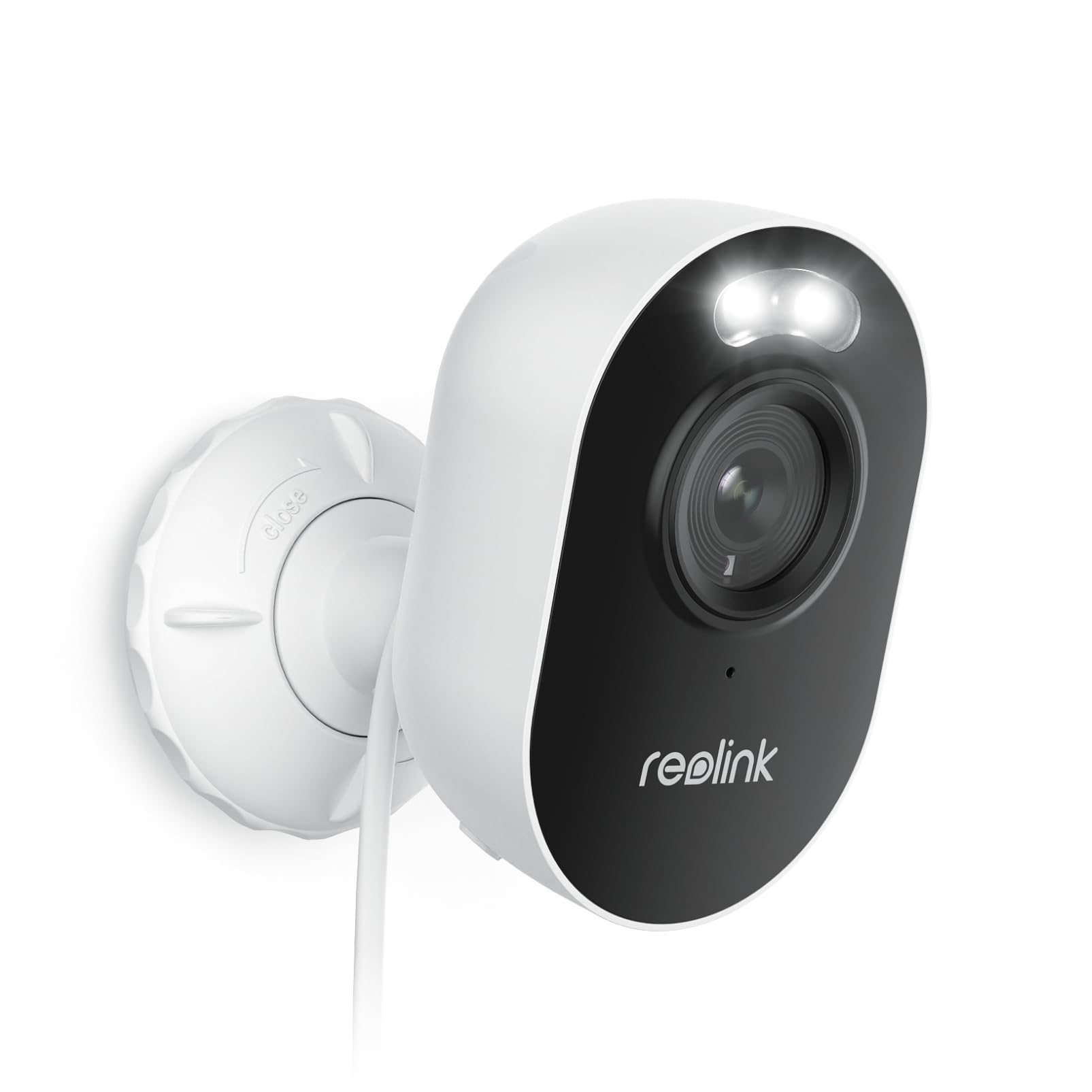 REOLINK Outdoor Security Camera with Spotlight, Lumus 1080P HD Plug-in WiFi Camera for Home Security System, PIR Motion Detection, Two-Way Talk and Siren Alarm, Waterproof, Micro SD Card Storage