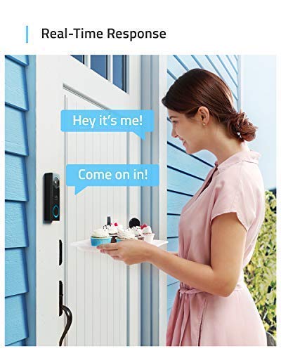 eufy Security Wi-Fi Video Doorbell, 2K Resolution, Real-Time Response, No Monthly Fees, Secure Local Storage, Free Wireless Chime (Require Existing Doorbell Wire, 16-24 VAC, 30 VA or above) (Renewed)