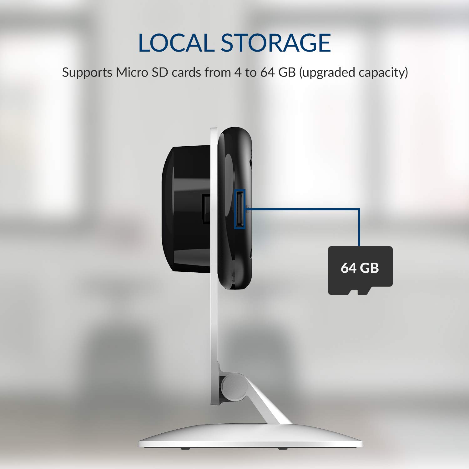 Kami by YI 4pc 1080p Cameras For Home Security with Human Detection, Activity Zone, Seamless Footage Playback with Phone APP - Compatible with Alexa and Google Assistant