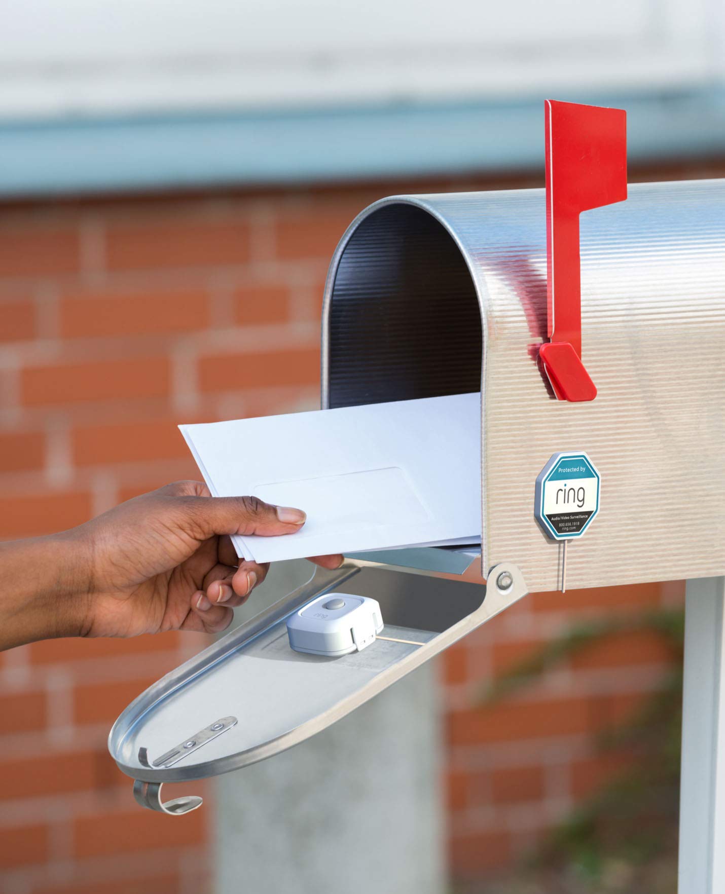 Ring Mailbox Sensor – Black (Bridge required)