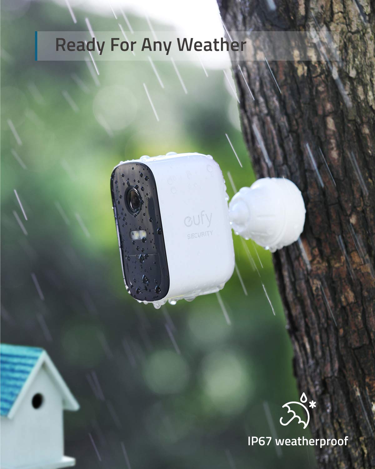 eufy Security, eufyCam 2C 4-Cam Kit, Wireless Home Security System with 180-Day Battery Life, HomeKit Compatibility, 1080p HD, IP67, Night Vision, No Monthly Fee