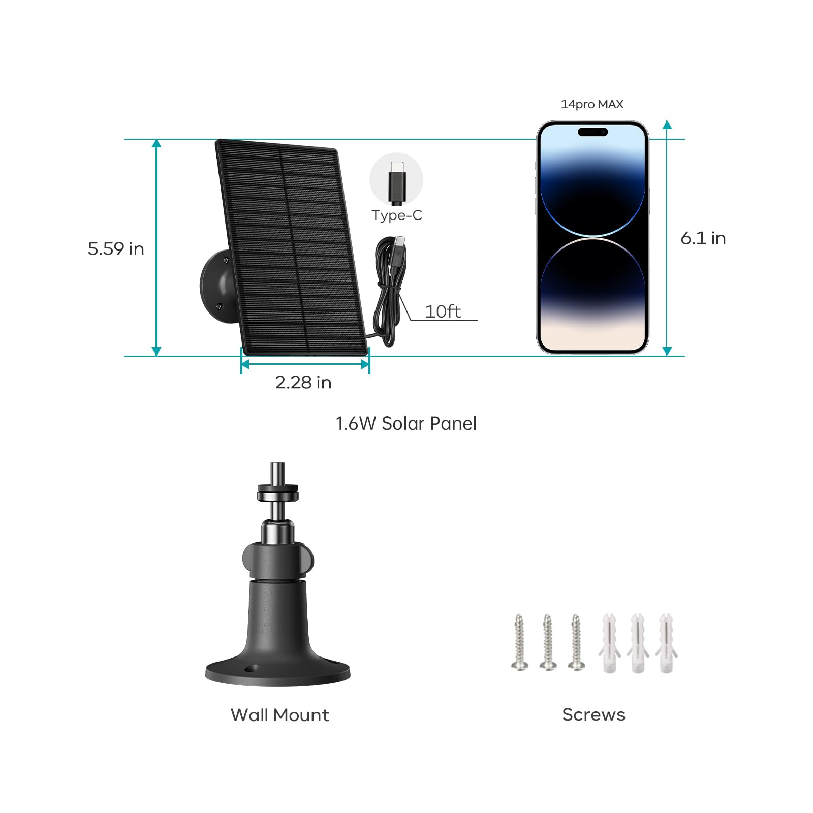 ZUMIMALL Security Cameras Wireless Outdoor - 2K Solar Powered Security Camera with 3MP Color Night Vision, Outdoor WiFi Surveillance Camera /2 Way Talk/PIR Motion Detection/Spotlight/IP66 Waterproof