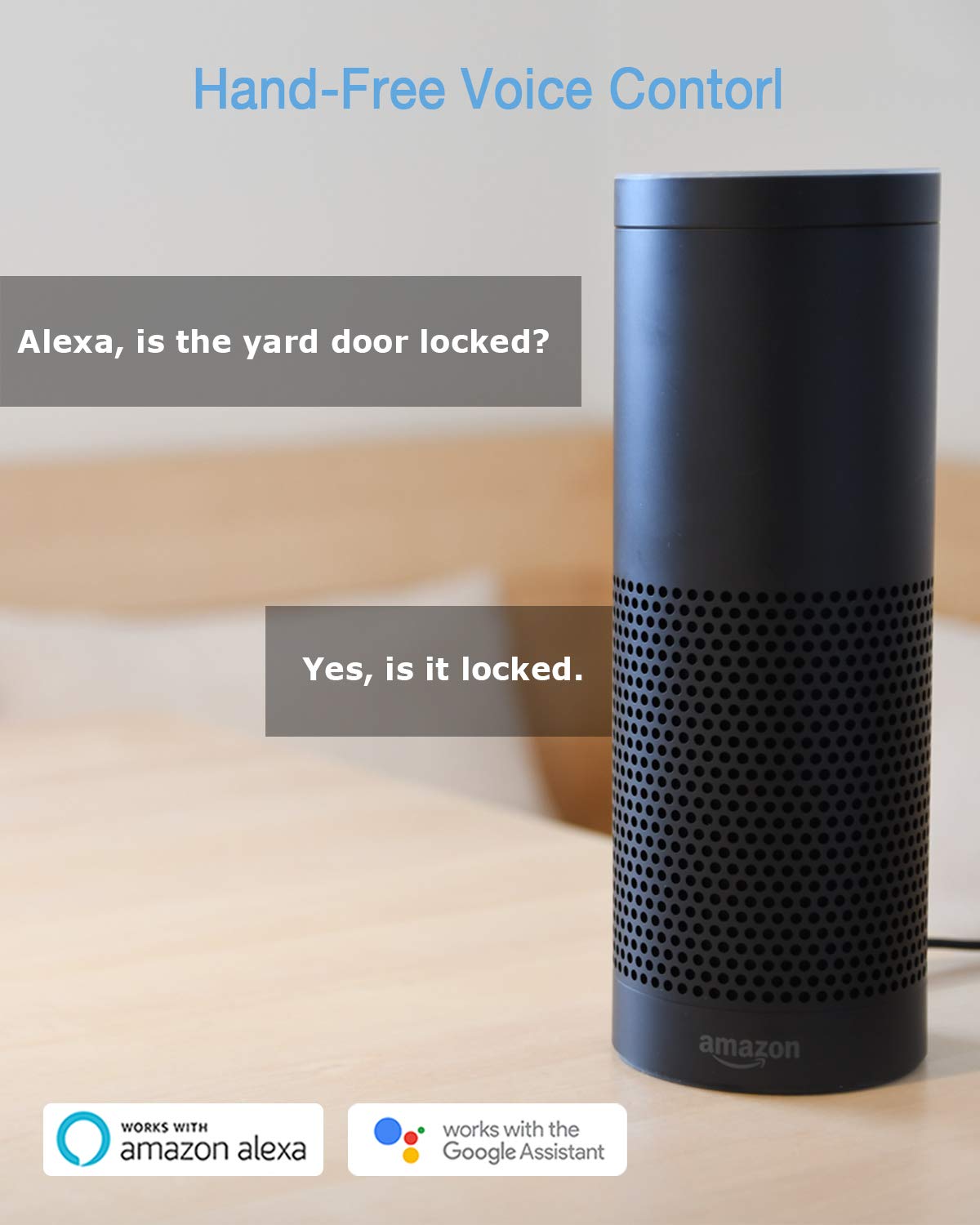 WiFi Door Sensor, TESSAN Smart Window Contact Sensor Compatible with Amazon Alexa, Google Assistant, No Hub Required, Sends Alerts, Wireless Remote Alarm, Programmable with Smart Life Devices