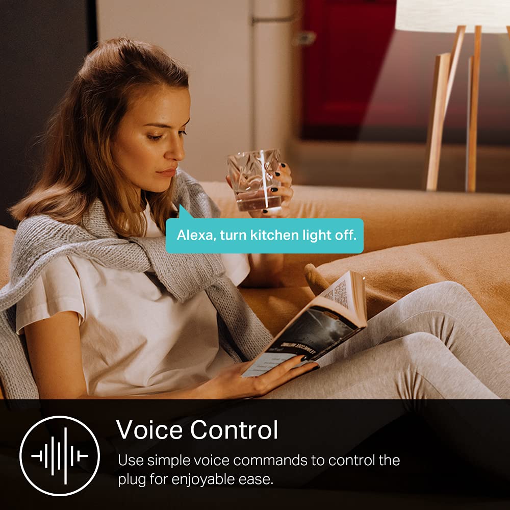 Kasa Smart Plug Ultra Mini 15A, Smart Home Wi-Fi Outlet Works with Alexa, Google Home & IFTTT, No Hub Required, UL Certified, 2.4G WiFi Only, 2-Pack(EP10P2) , White