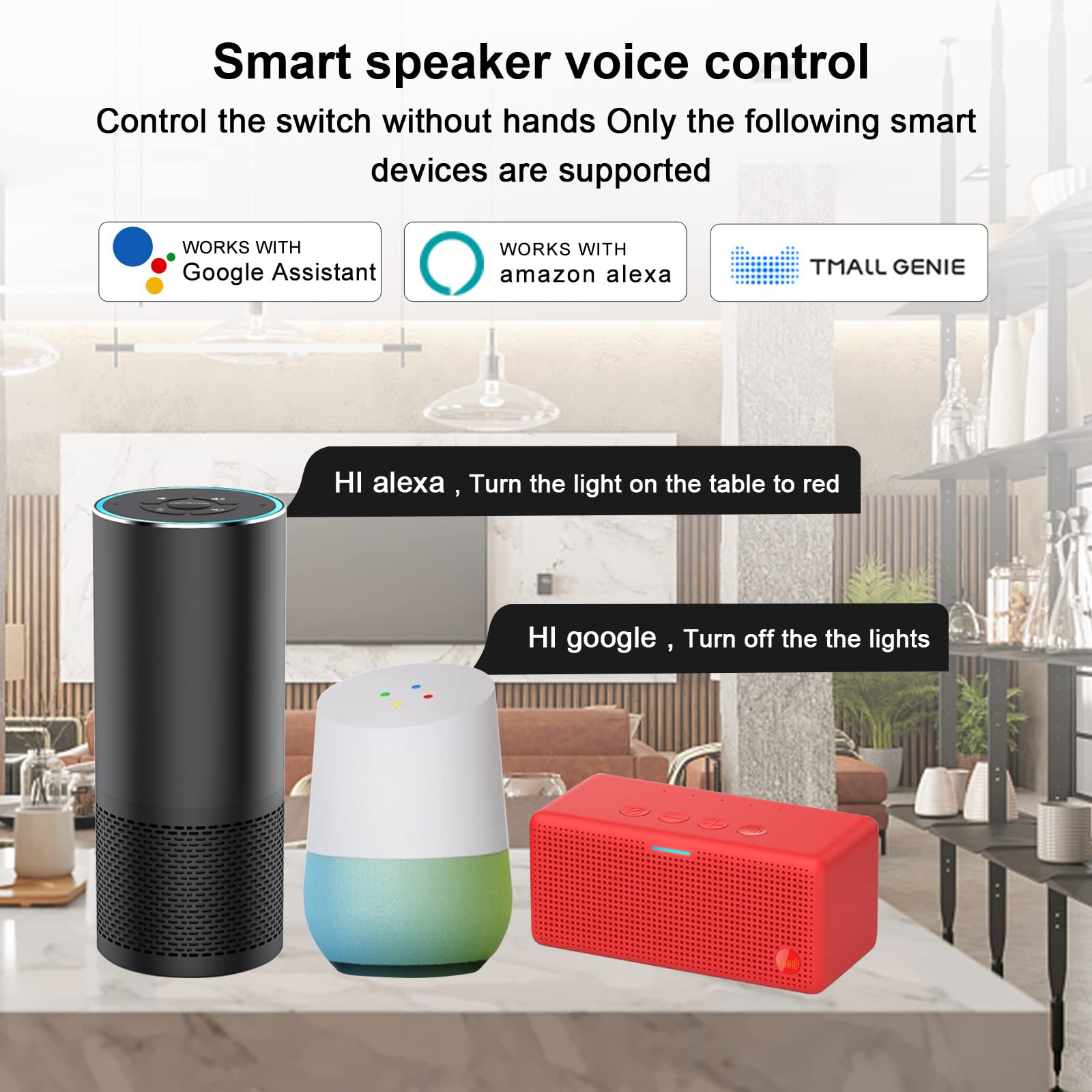 YIFAN 20A Smart Plug, WiFi Bluetooth Smart Outlets Compatible with Alexa and Google Assistant, Mini Remote Control Plugs with Timer Function, No Hub Required, FCC/ROHS Listed Socket