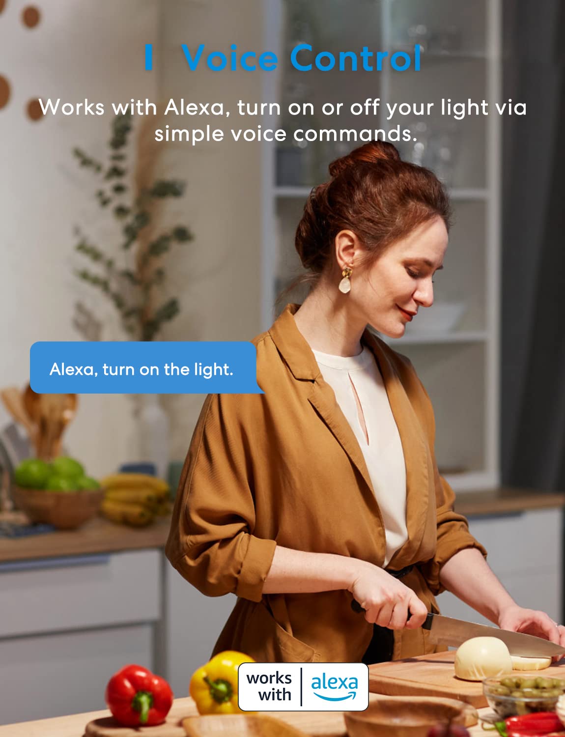 Smart Dimmer Switch Single Pole, Meross Smart 2.4GHz WiFi Light Switch for Dimmable LED, Compatible with Alexa Google Assistant and SmartThings, Neutral Wire Required, Remote Control Schedule,1 Pack