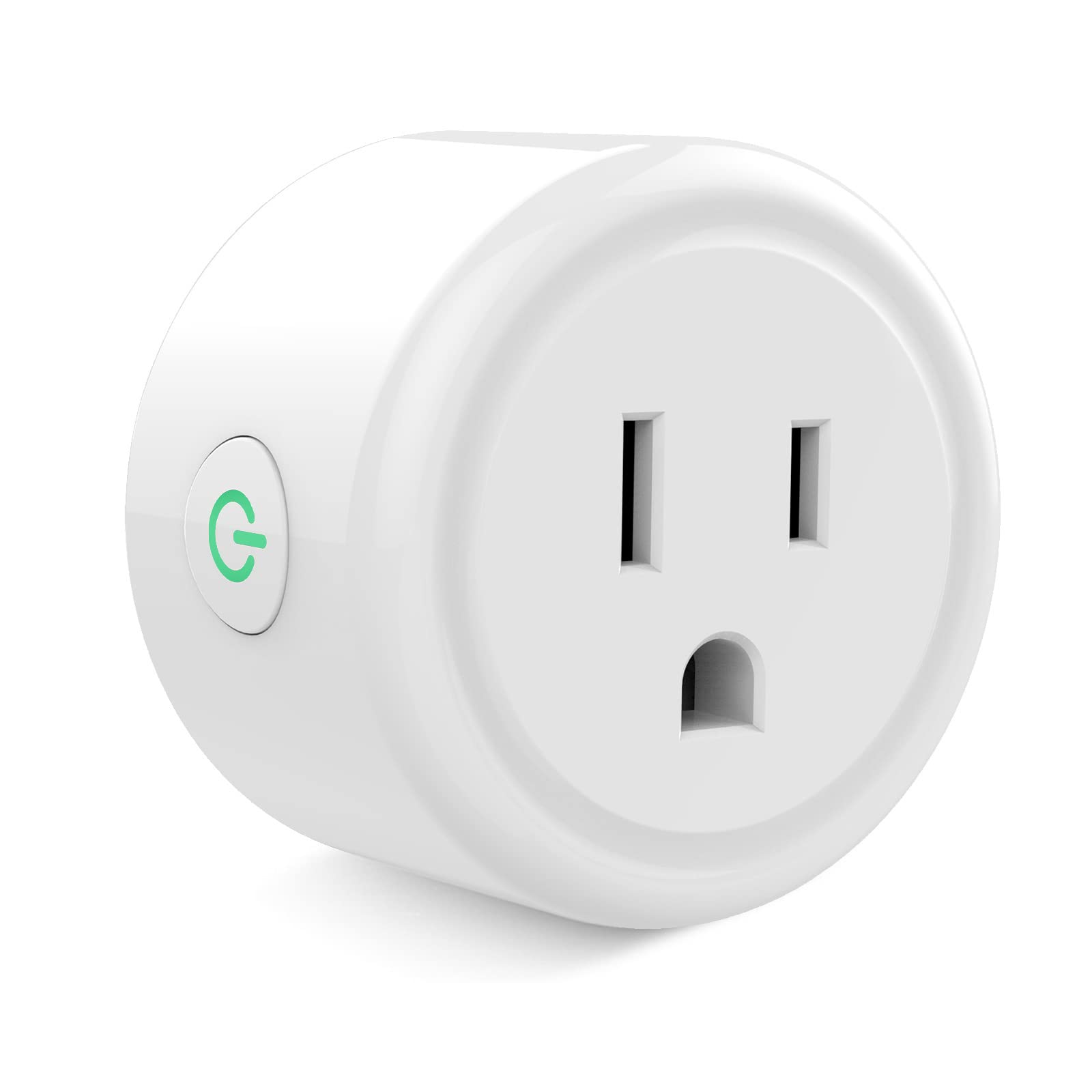 Mini Smart Plug, GHome Wi-Fi Outlet Works with Alexa and Google Home, Smart Sockets Remote Control with Surge Protector Timer Schedule Function,ETL FCC Certified,1 Pack