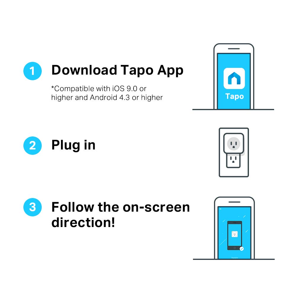 TP-Link Tapo Smart Plug Mini, Smart Home Wifi Outlet Works with Alexa Echo & Google Home, No Hub Required, New Tapo APP Needed (P100 4-pack)
