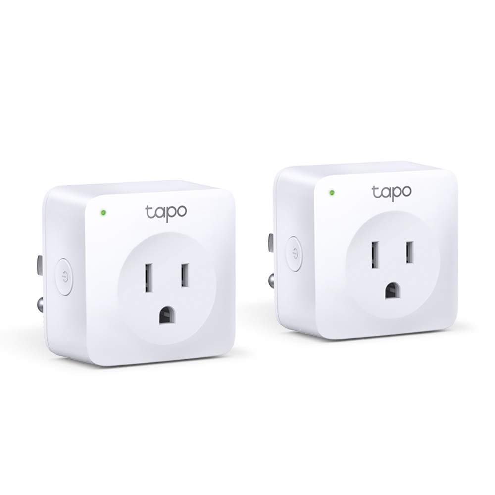 TP-Link Tapo Smart Plug Mini, Smart Home Wifi Outlet Works with Alexa Echo & Google Home, No Hub Required, New Tapo APP Needed (P100 2-pack)