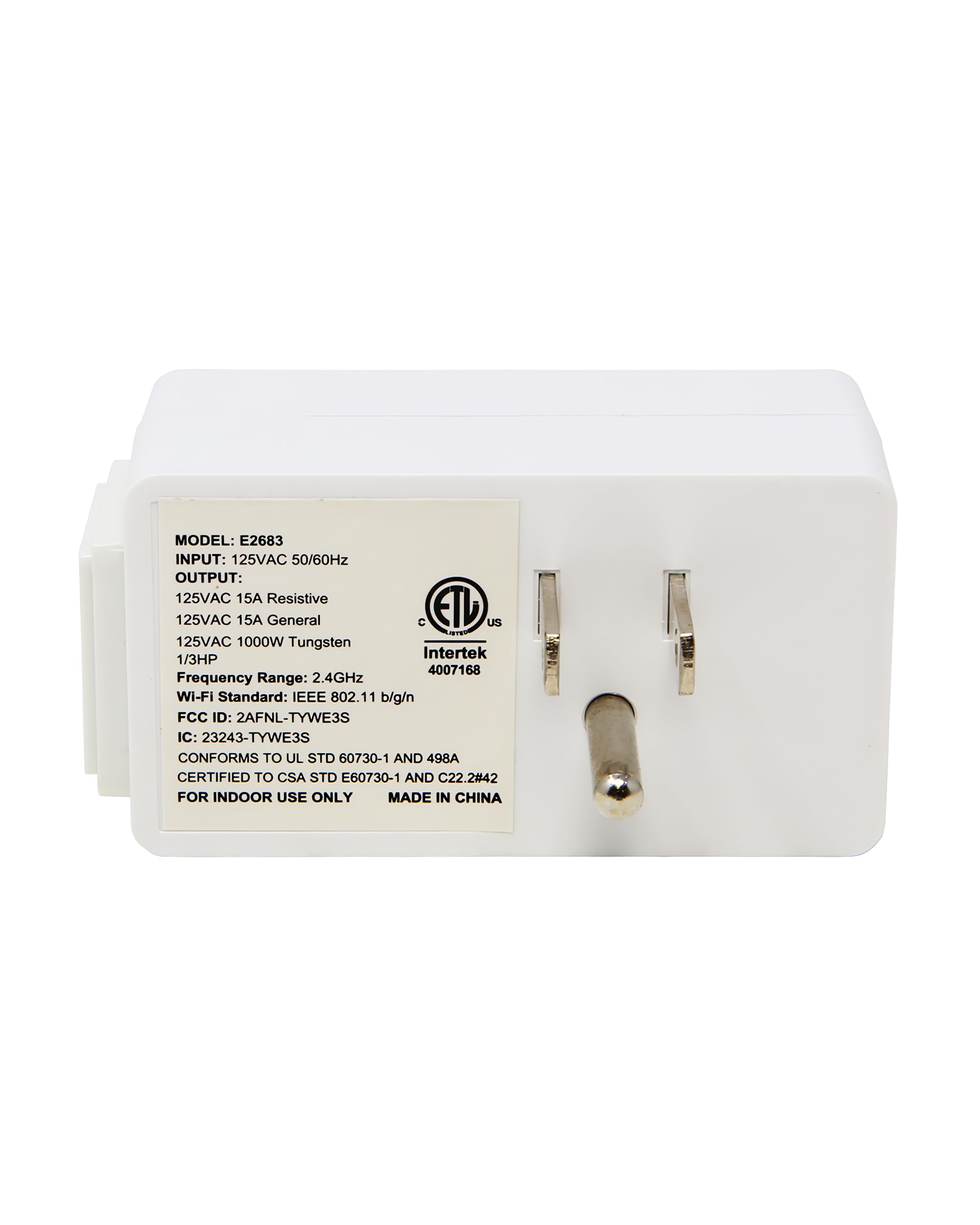 Lightkiwi E2683 WiFi Smart Plug for Low Voltage Landscape Lighting Transformer