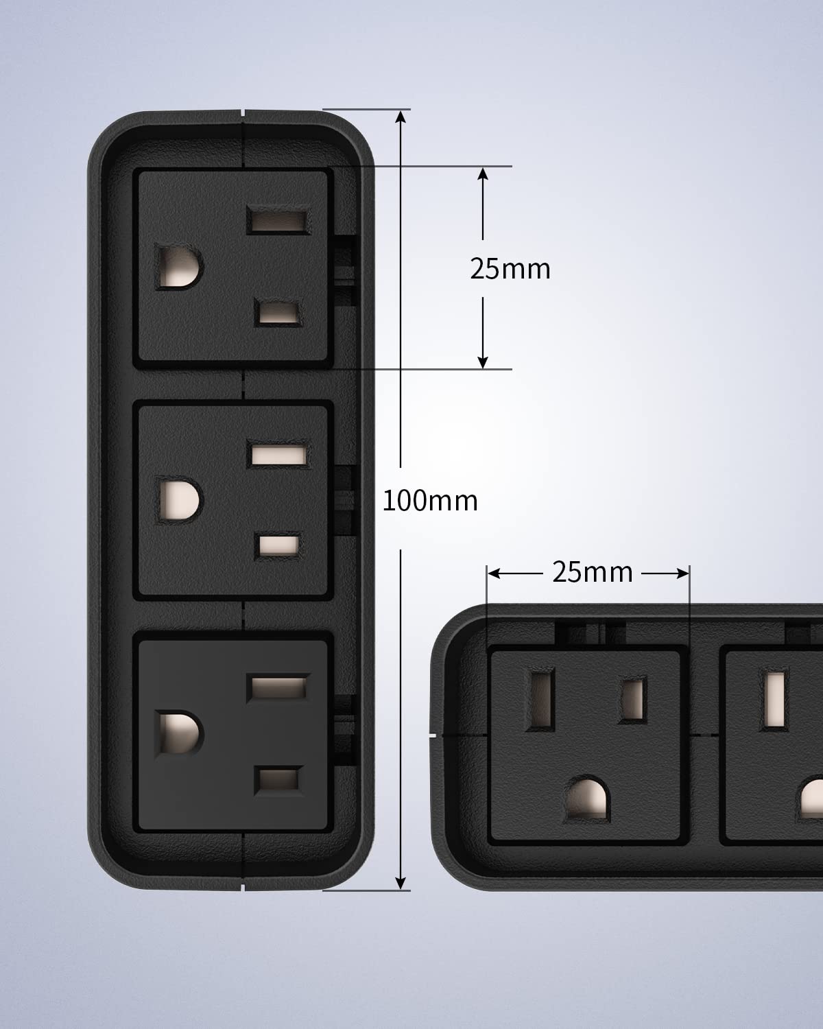 Outdoor Smart Plug, Outdoor Wi-Fi Outlet with 3 Sockets, Compatible with SmartThings, Alexa, Google Home, Wireless Remote Control/Timer by Smartphone, IP44 Weatherproof, FCC/RoHS Certified