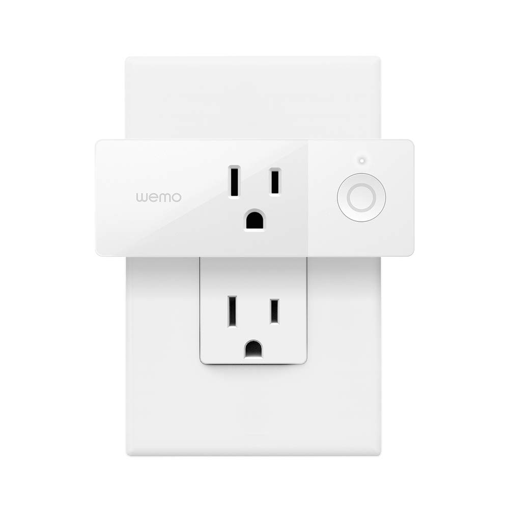 Wemo Mini Smart Plug Compatible with Alexa, Google Assistant & Apple HomeKit, 4-pack (Certified Refurbished)