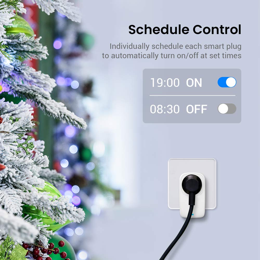 Broadlink Smart Plug, Wi-Fi Timer Adapter with Dimmable Night Light, 15 amp Outlet, Works with Alexa, Google Assistant, IFTTT, No Hub Required (SP4L-US)