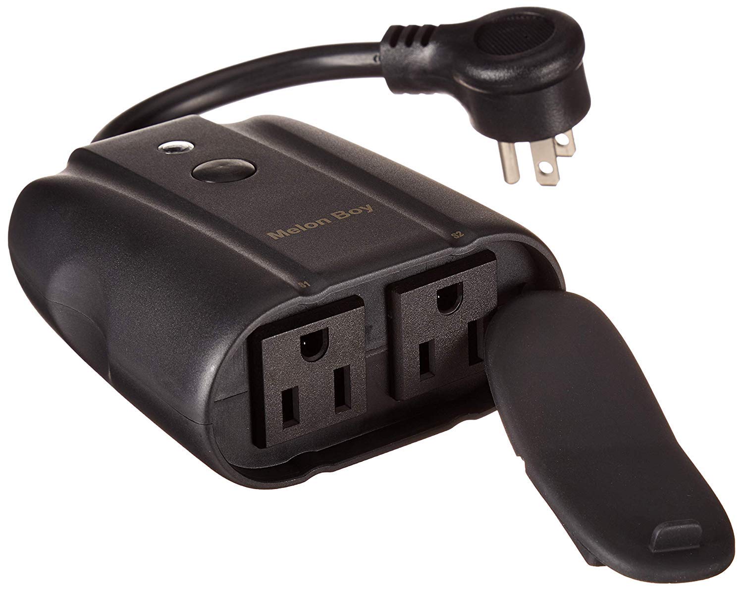 Outdoor Smart Plug - WiFi Outlet with 2 Sockets,Compatible with Alexa,Google Home,Remote Control/Timer by Smartphone,IP44 Weatherproof,FCC/RoHS Certified