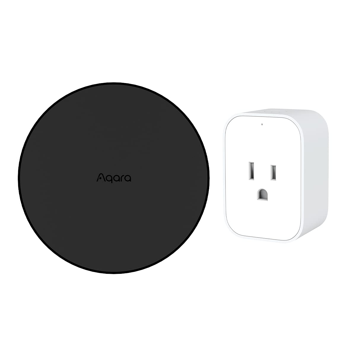 Aqara Smart Plug Plus Aqara Hub M2, Zigbee, with Energy Monitoring, Overload Protection, Scheduling and Voice Control, Compatible with Alexa, Google Assistant, IFTTT, and Apple HomeKit Compatible