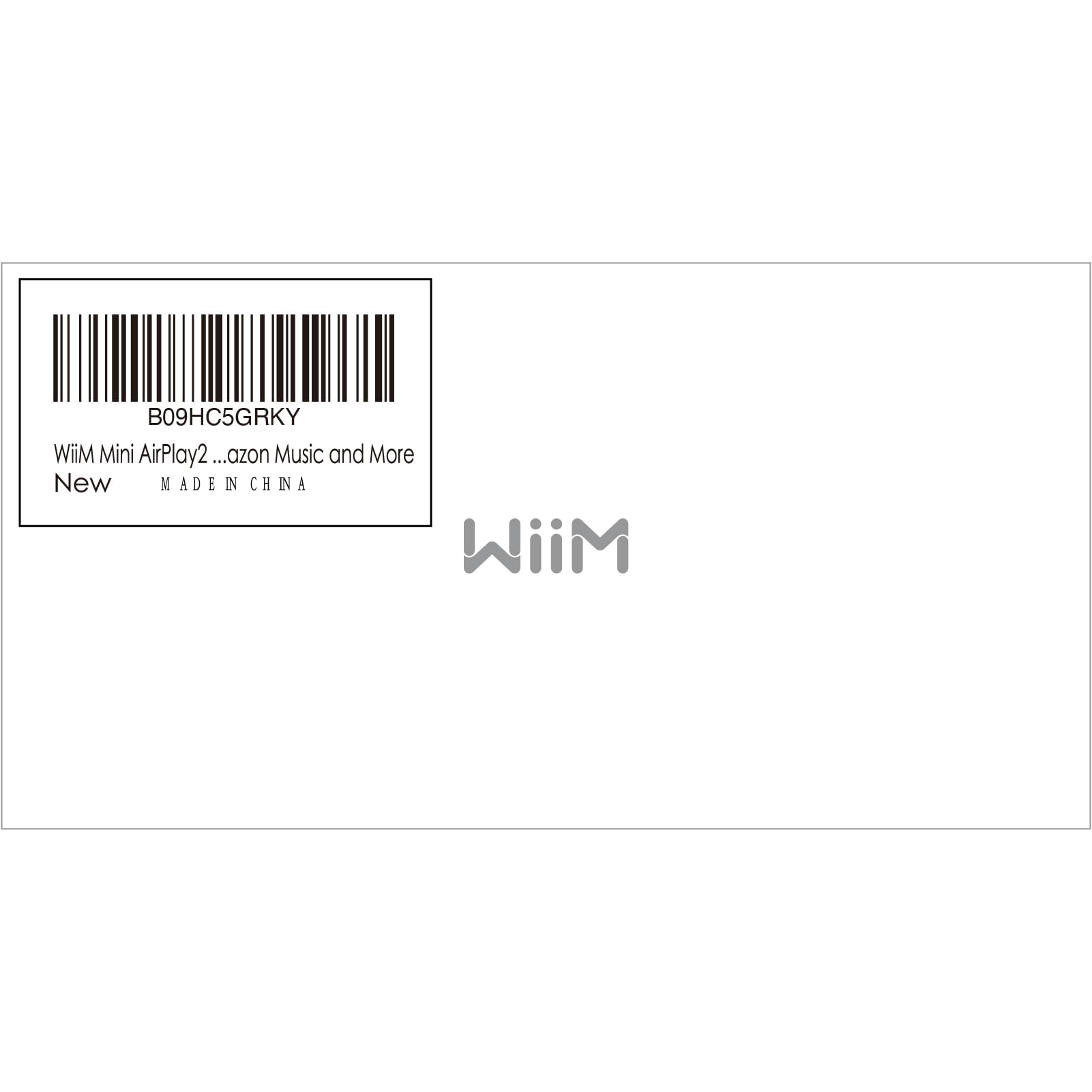 WiiM Mini AirPlay2 Wireless Audio Streamer, Multiroom Stereo, Preamplifier, Works with Alexa and Siri Voice Assistants, Stream Hi-Res Audio from Spotify, Amazon Music and More