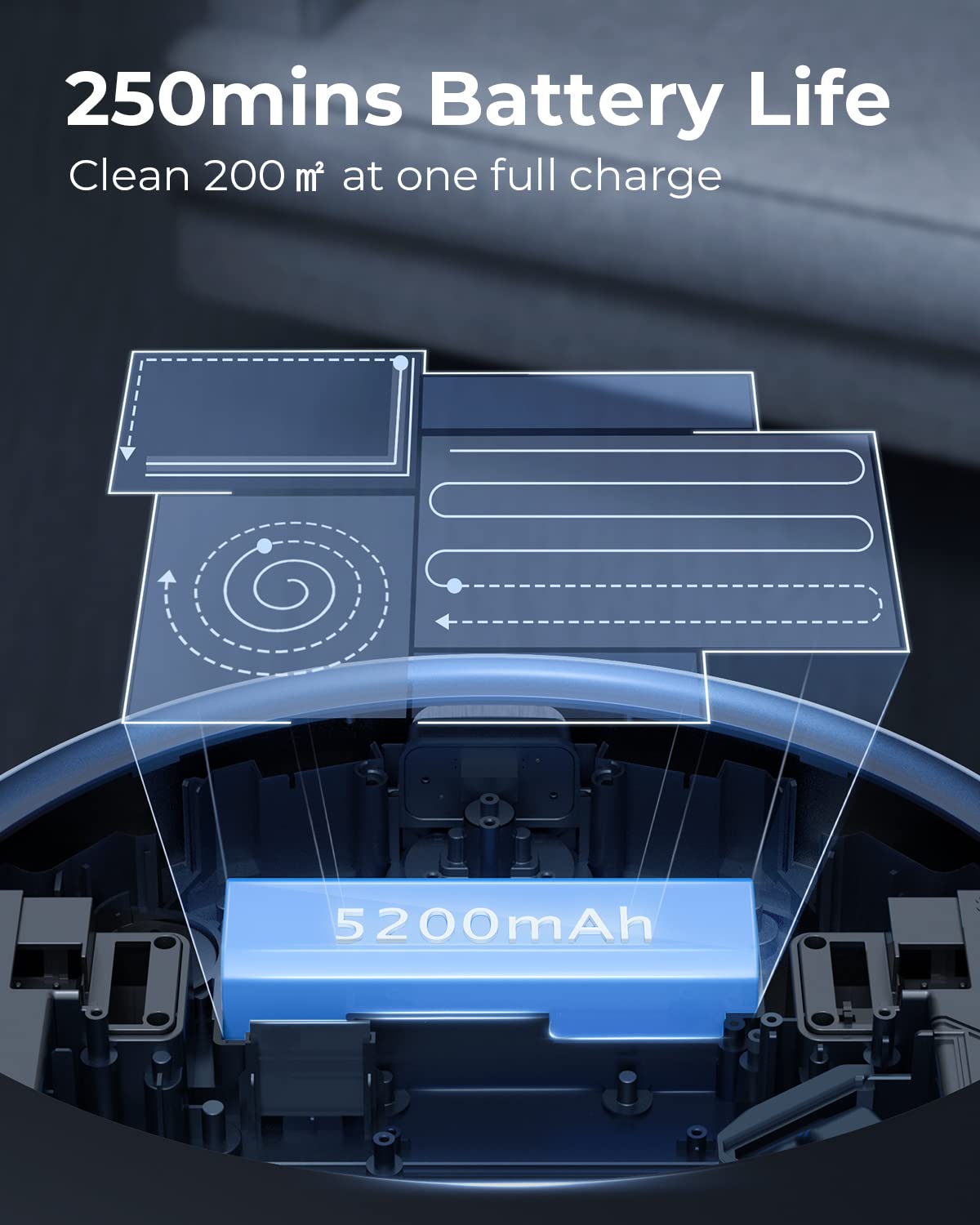 Laresar Robot Vacuum and Mop with Auto Dirt Disposal, Max 3500pa Suction, App Control, Editable Map, Lidar Navigation Smart Mapping, Works with Alexa, L6 Pro Robot Vacuum Cleaner Ideal for Pet Hair