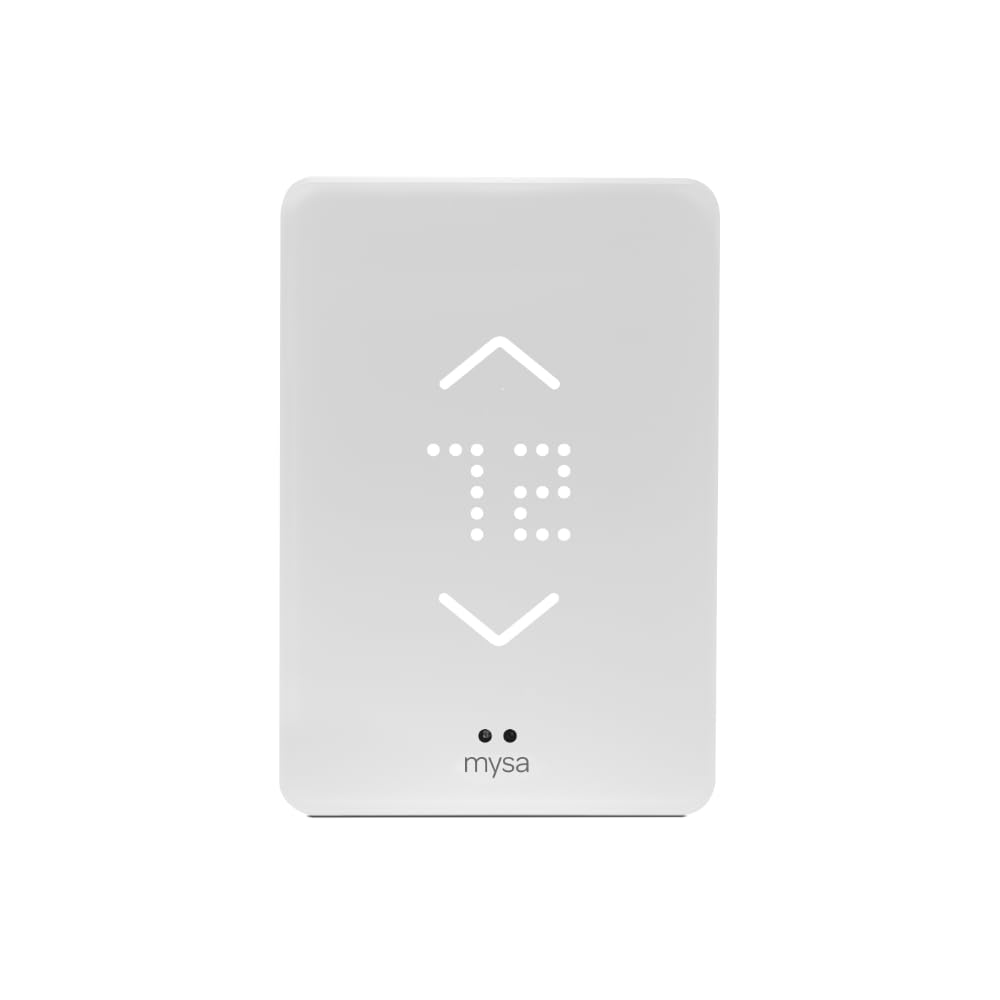 Mysa Smart Thermostat for Electric Baseboard and in-Wall Heaters V2 | Connects with Smart Devices, Control Remotely, Pairs with WiFi or NFC, Easy Connection & Setup, Energy Saving