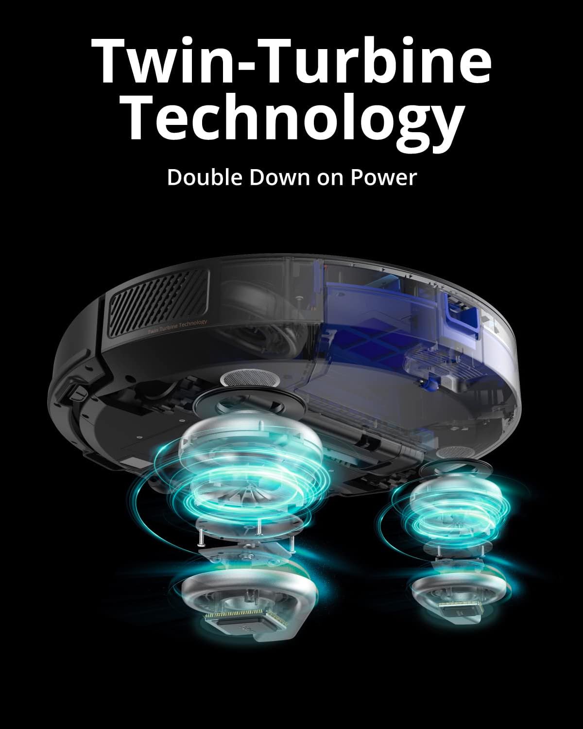 eufy by Anker, RoboVac X8, Robot Vacuum with iPath Laser Navigation, Twin-Turbine Technology generates 2000Pa x2 Suction, AI. Map 2.0 Technology, Wi-Fi, Perfect for Pet Owner