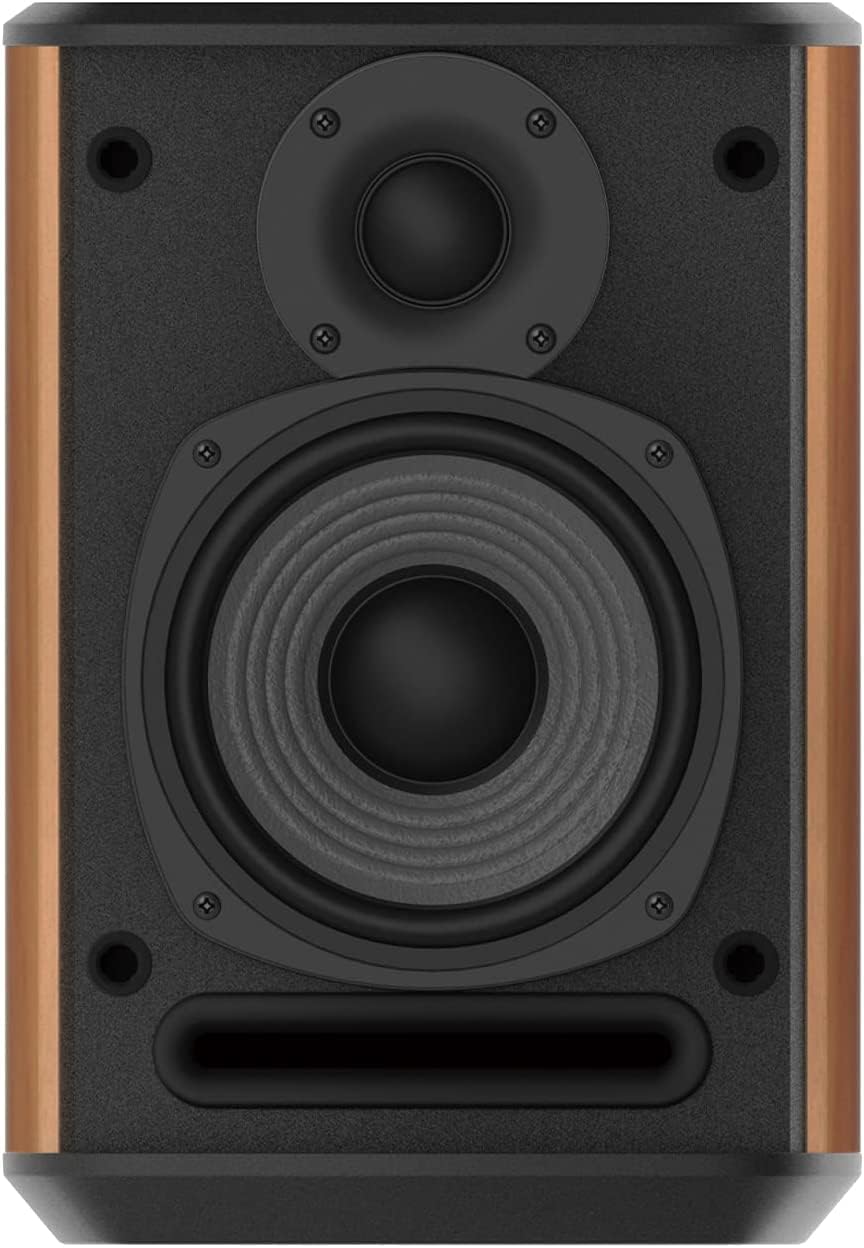 Edifier Mic-Free Smart Speaker, Works with Alexa, Supports AirPlay 2, Spotify Connect, Tidal Connect, 40W RMS Wi-Fi and Bluetooth Sound System, No Microphone, MS50A