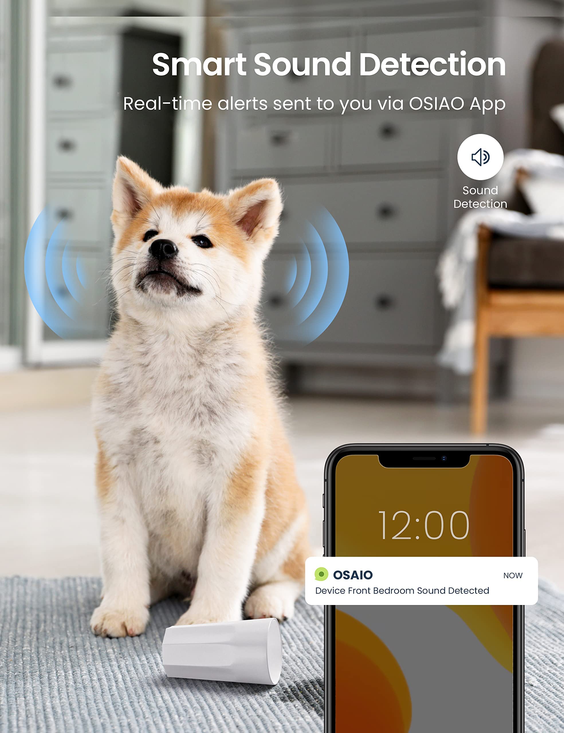 GNCC Pet Camera with Phone APP, Indoor Camera for Baby/Pet/Security(2 Pack), Wi-Fi Camera with Motion/Sound Detection, SD&Cloud Storage, 2-Way Audio, Horizontal Remote, Manual Up and Down