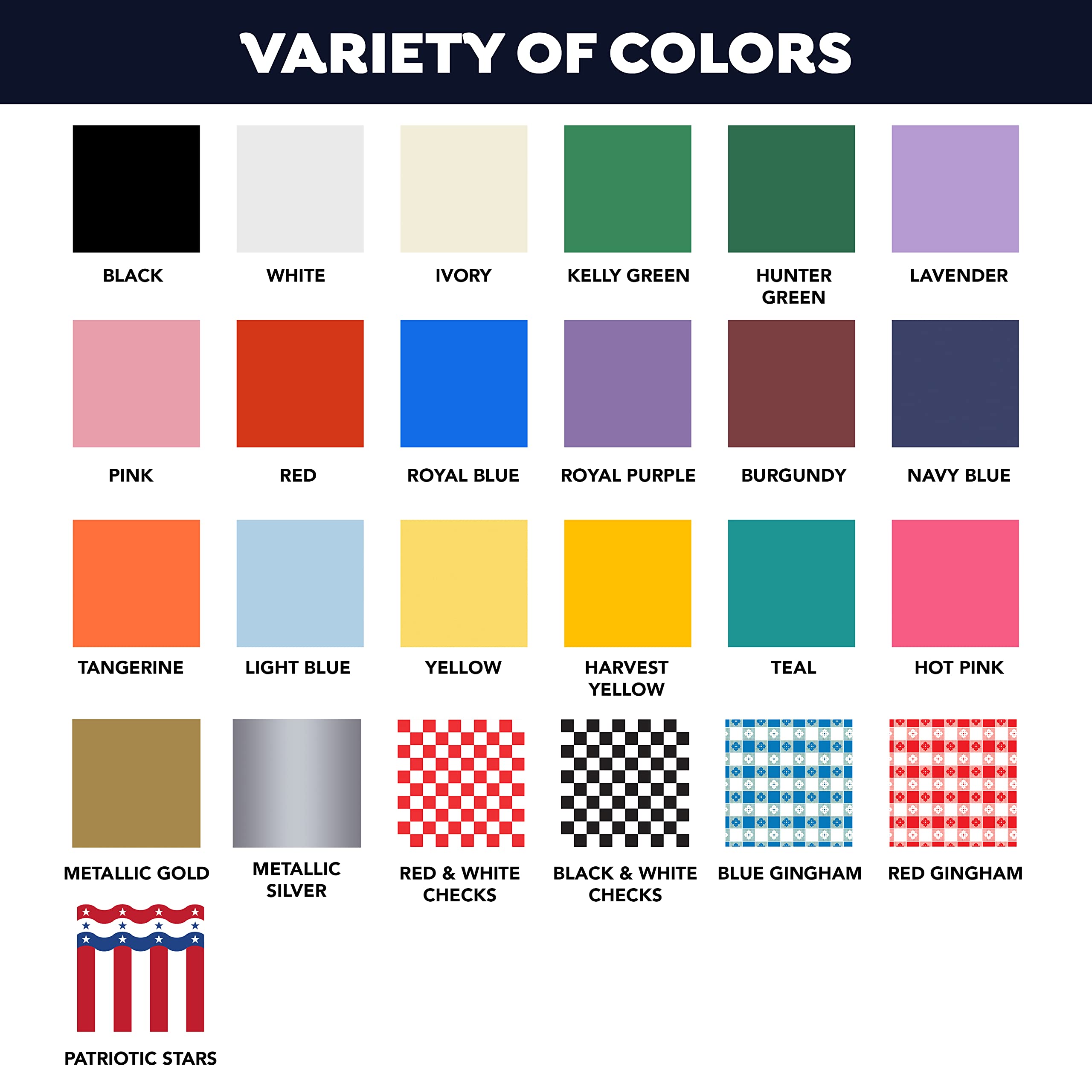 Party Essentials Plastic Banquet Table Roll Available in 27 Colors, 40" x 100', Royal Blue
