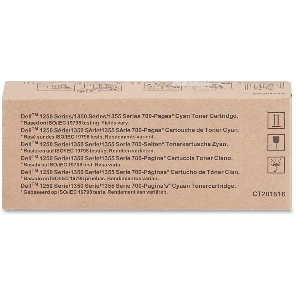 Dell YPXY8 1250 1350 1355 C1760 C1765 Toner Cartridge (Cyan) in Retail Packaging