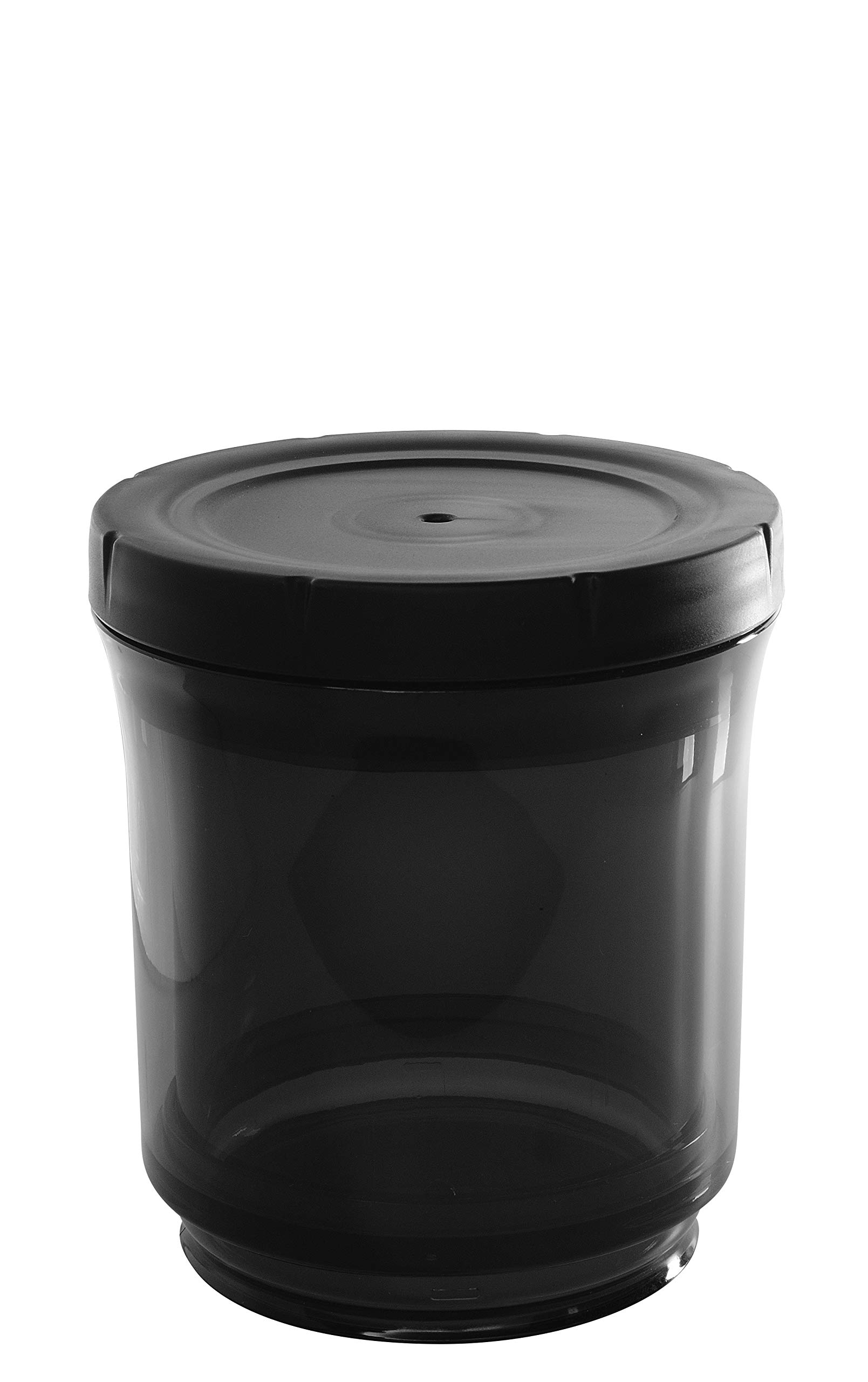 Botto The Adjustable Airtight Container PRO | Push Down To Remove Air And Adjust Contents Between 16 oz & 32 oz (Black)